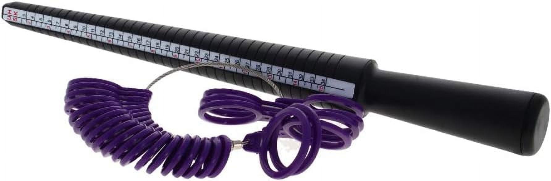 Ring Sizer Mandrel Kit US Measurement Scales Finger Measuring Stick ...