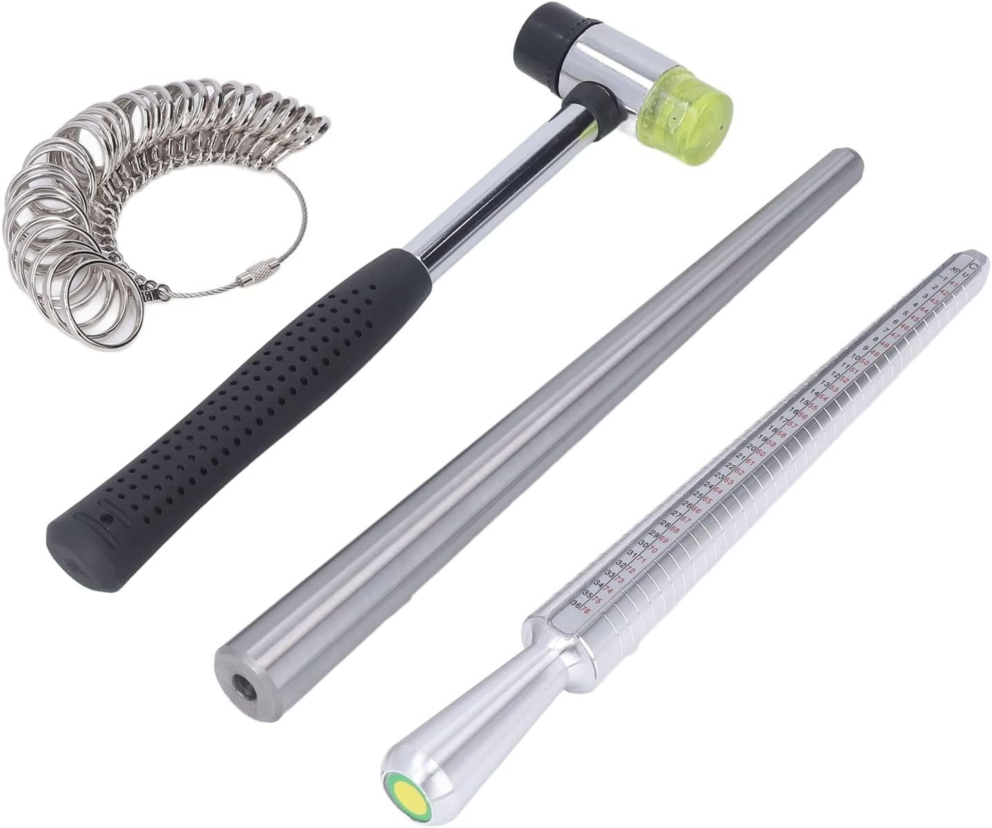 Ring Sizer Mandrel Measuring Tool Set Sizing Tools for Jewelry Making ...