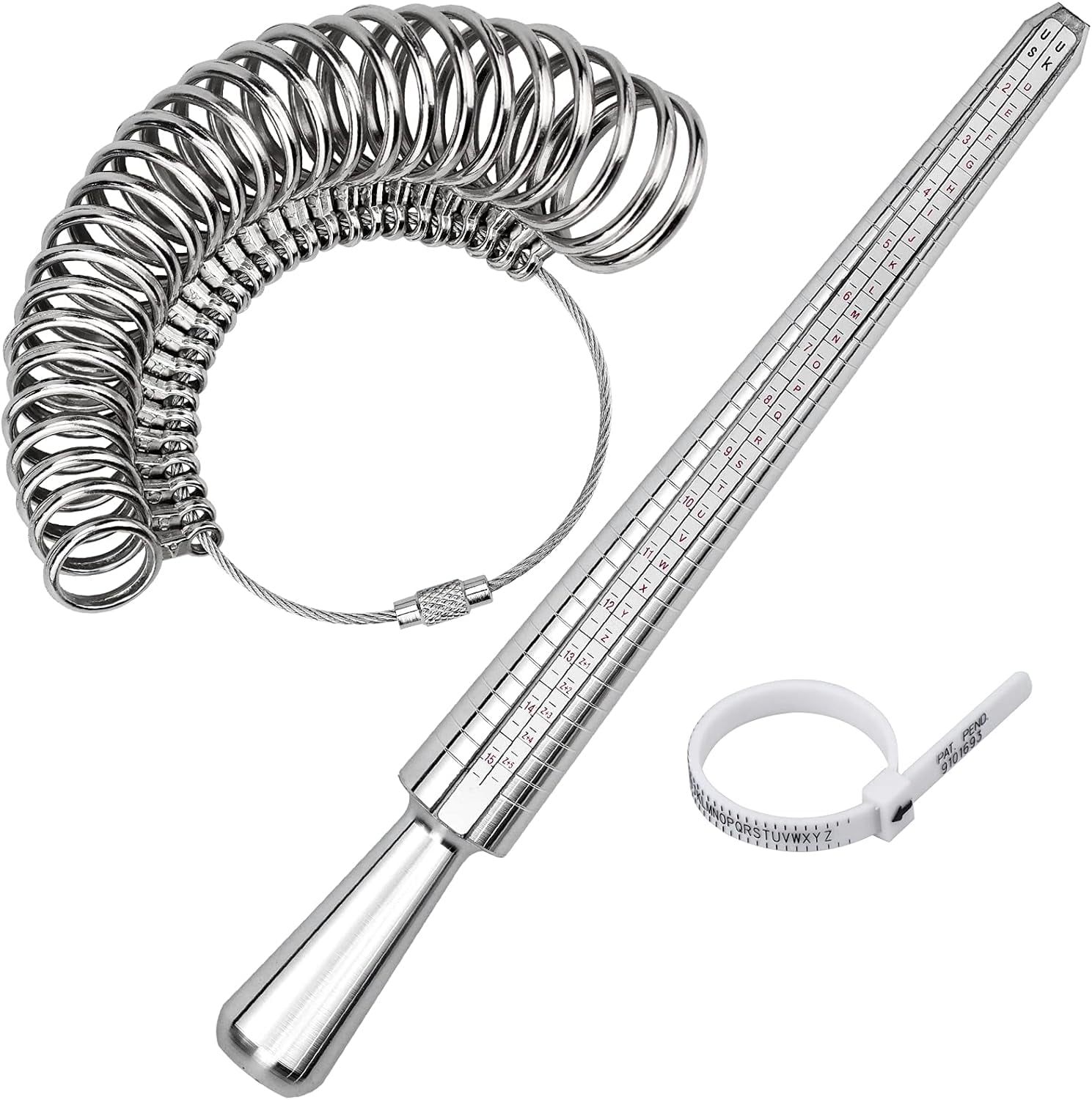 Ring Sizer Measurement Scales Tools UK Rings Size Measure Tool ...