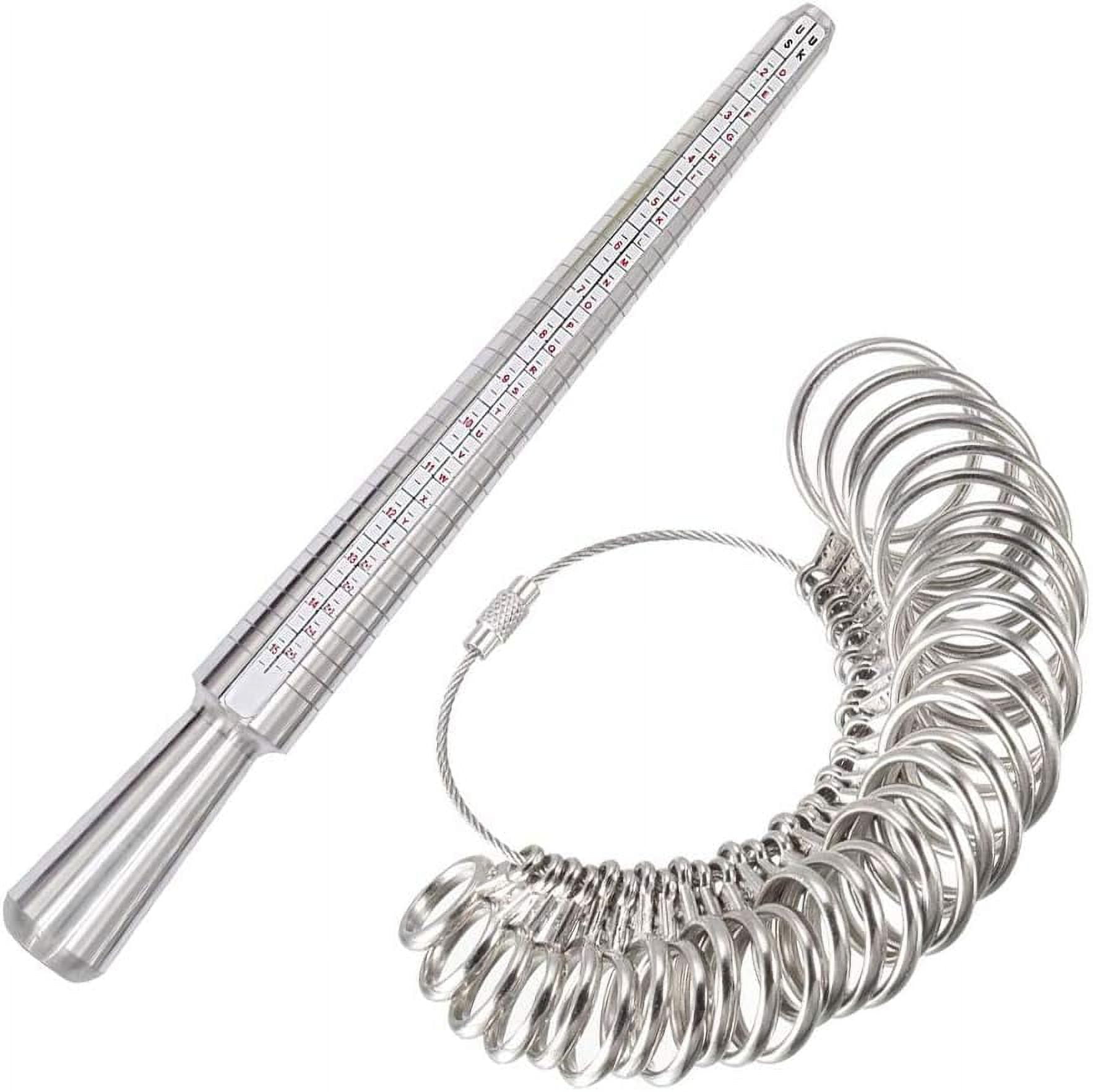 Ring Sizer Measurement Tool Set, Including 1-15 US Metal Finger Sizer ...