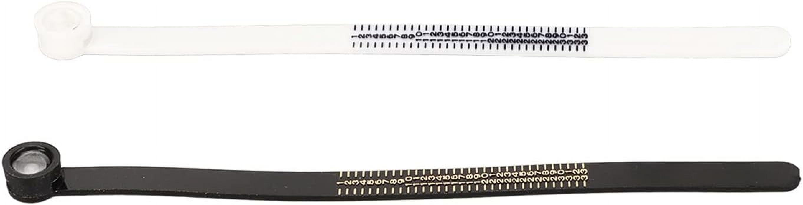 Ring Sizer Measuring Tool, 2pcs Clear Finger Size Gauge Professional 1 ...