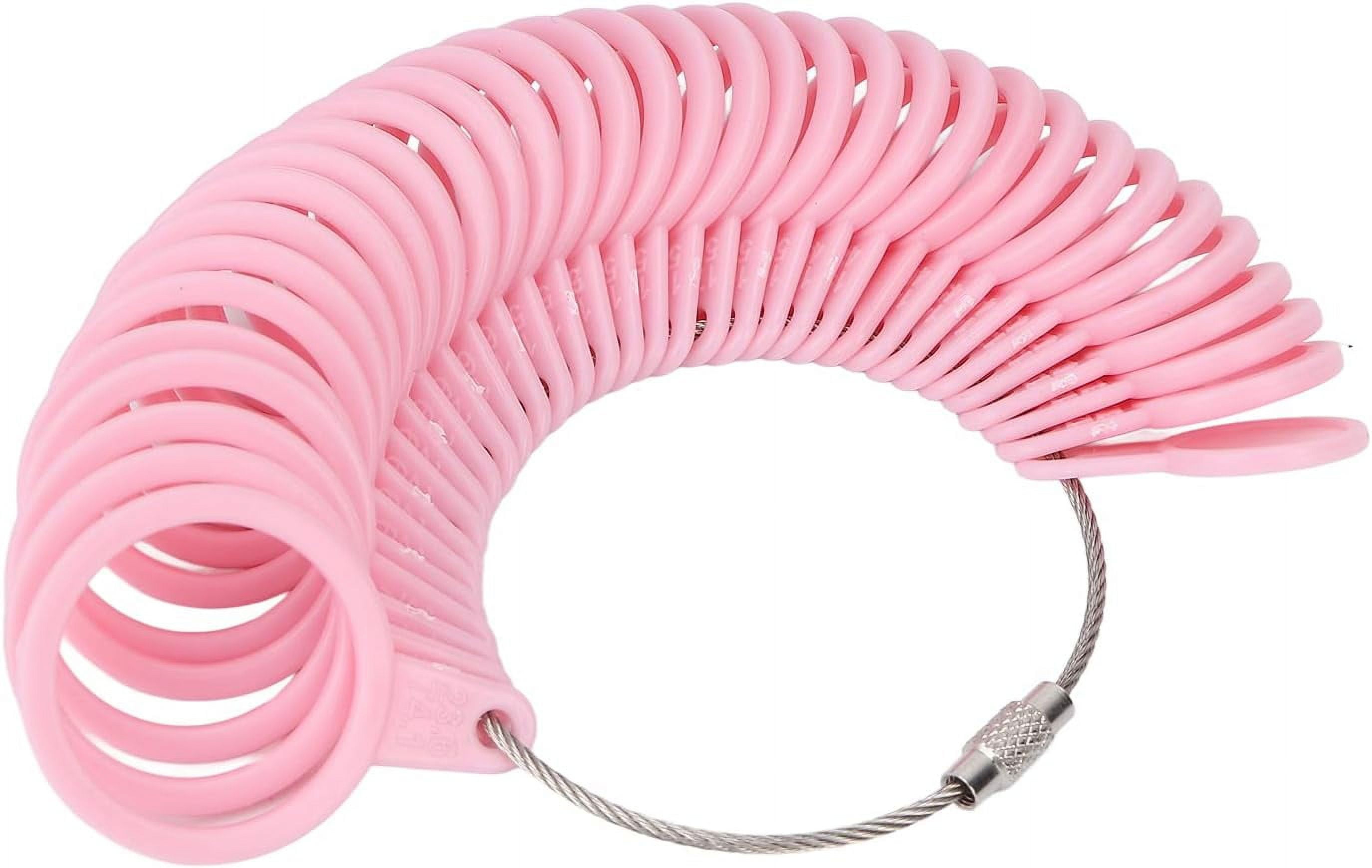 Ring Sizer Measuring Tool Finger Ring Size Measuring Tool Pink ...