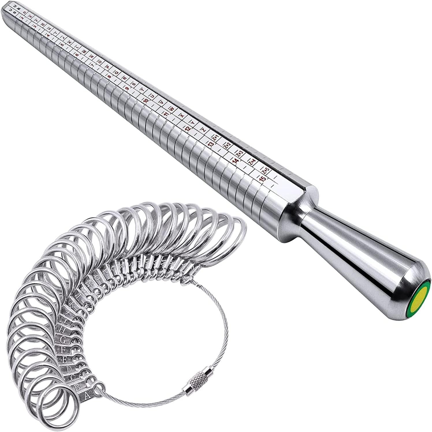 Ring Sizer Measuring Tool,Metal Measure Tools Set Measuring Rings ...