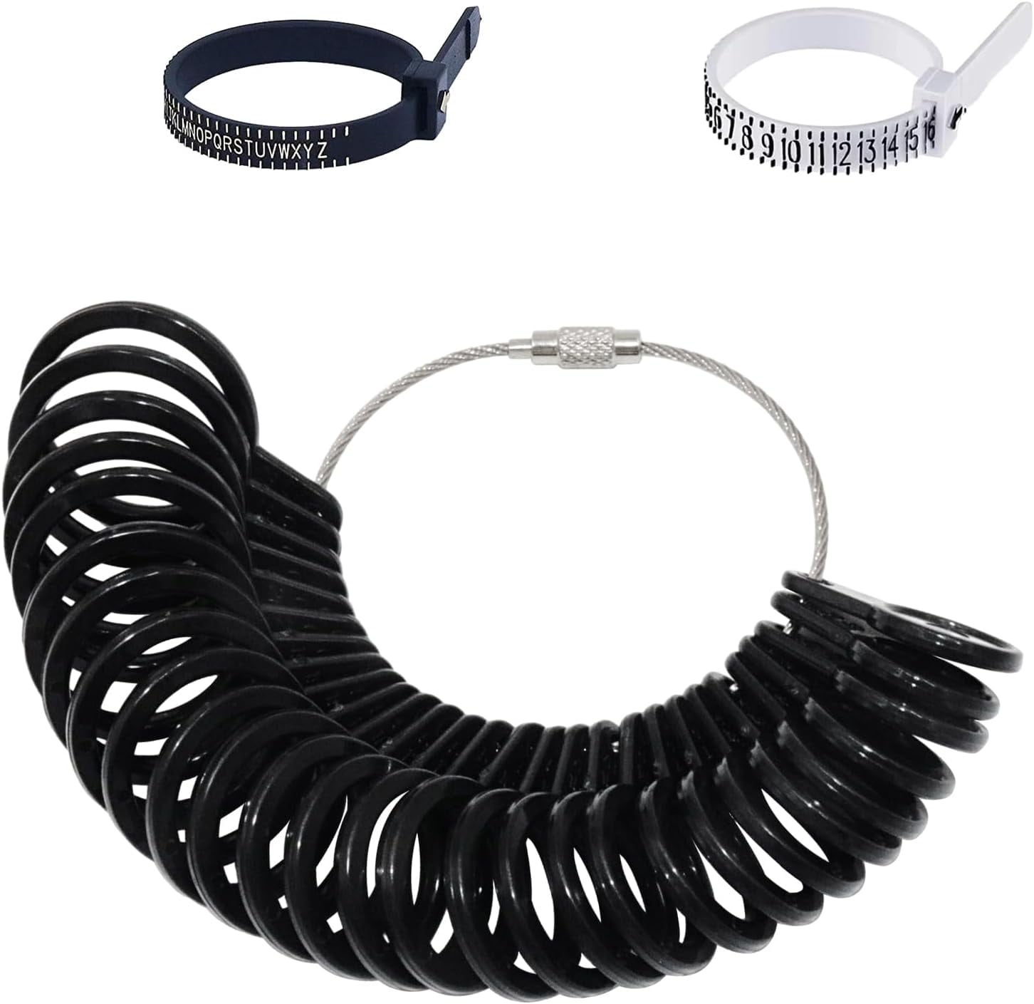 Ring Sizer Measuring Tool, Professional Finger Ring Sizer Set Jewelry ...