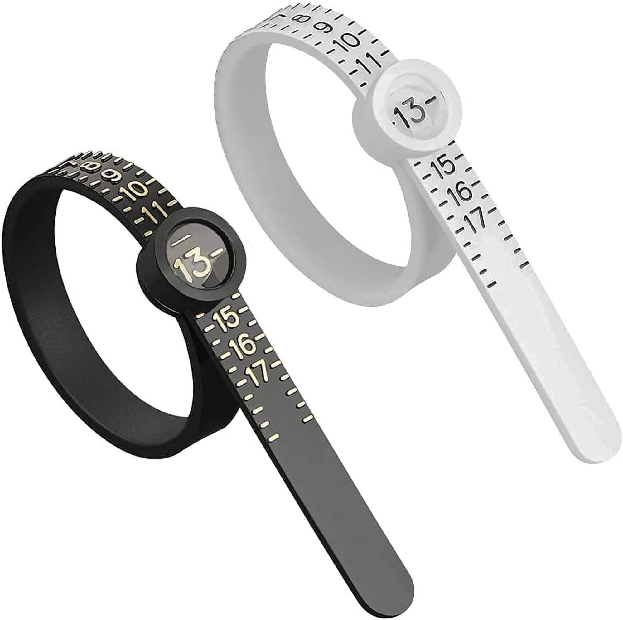 Ring Sizer Measuring Tool Reusable Finger Size Gauge Jewelry Sizing ...