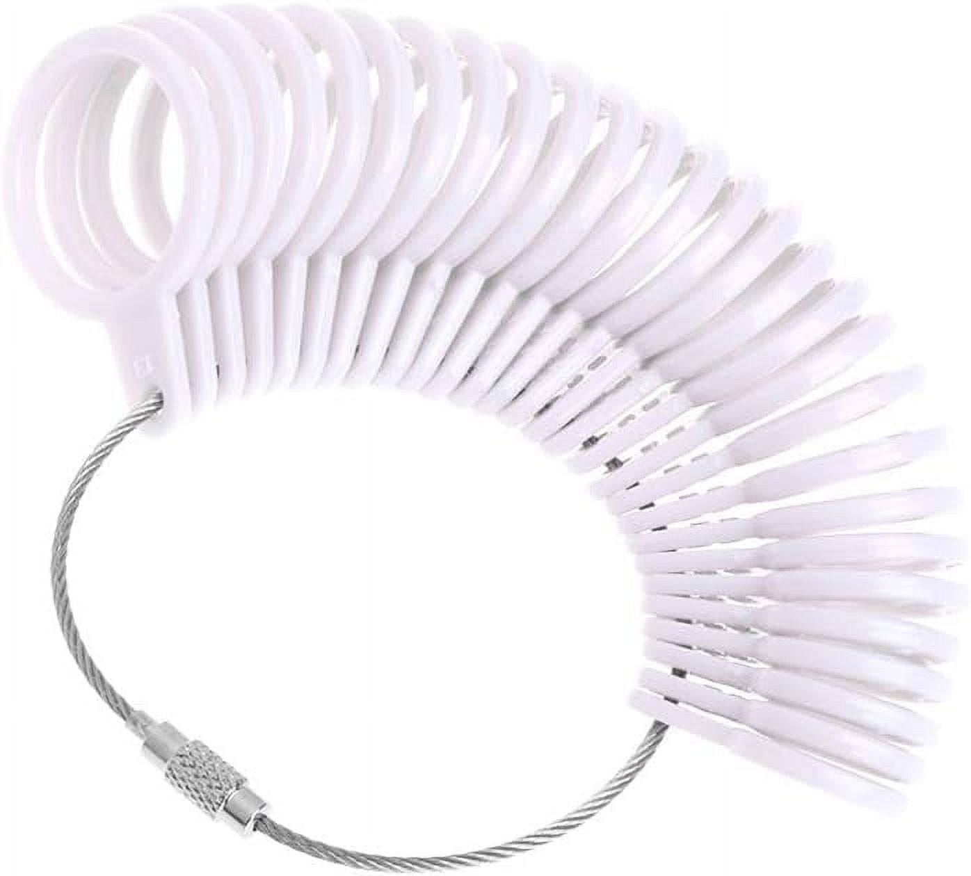 Ring Sizer Measuring Tool Reusable Plastic Jewelry Making Measurement ...