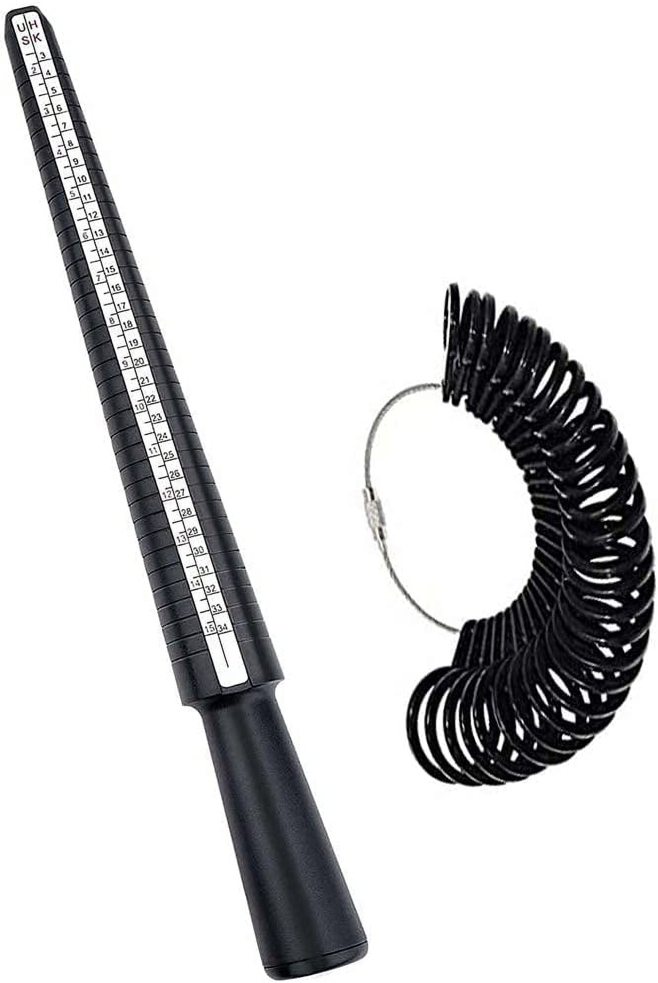 Ring Sizer Measuring Tool Set,Finger Ring Sizer Gauge Stick,Ring ...