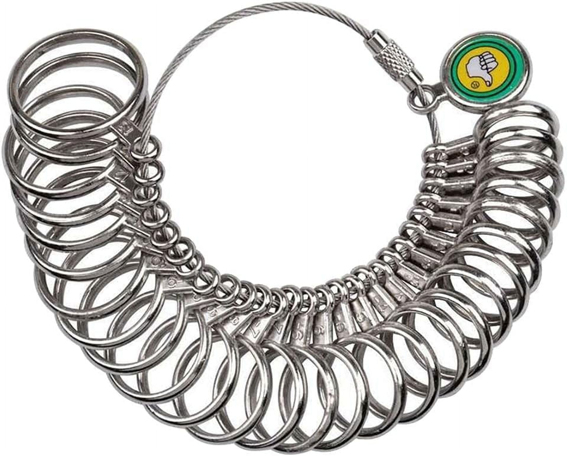 Ring Sizer Measuring Tool Set US Size 1-13 Metal for Scale Stick Women ...