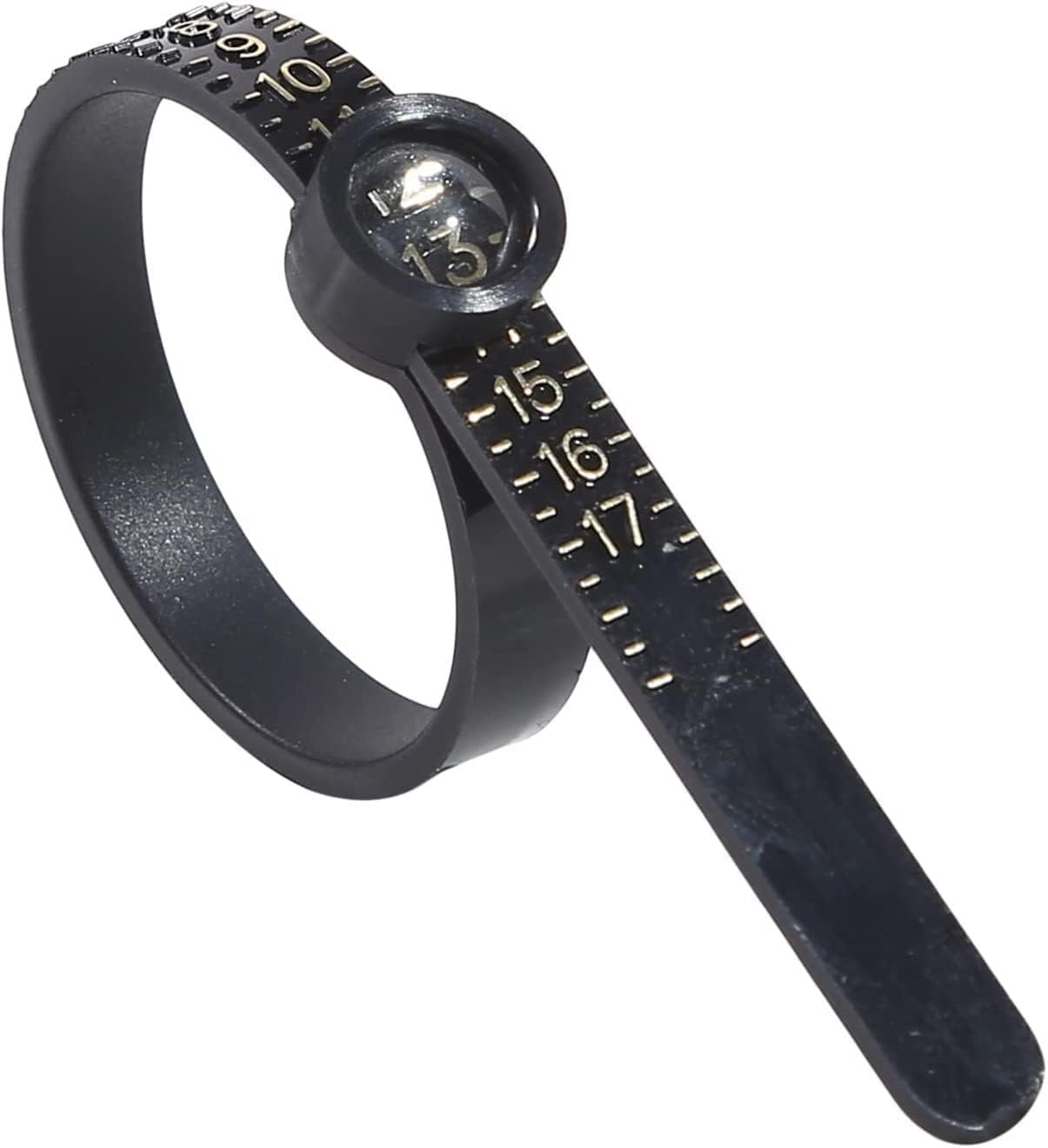 Ring Sizer Measuring With Magnifying Glass Reusable Finger Size Gauge ...