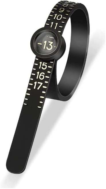 Ring Sizer Measuring kit \u2013 1-Pack Jewelry Sizing Tool, Supports ...