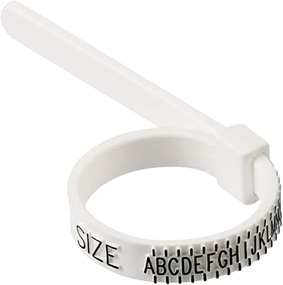 Ring Sizer Plastic Finger Sizing Measurement Belt Uk Ring Size ...
