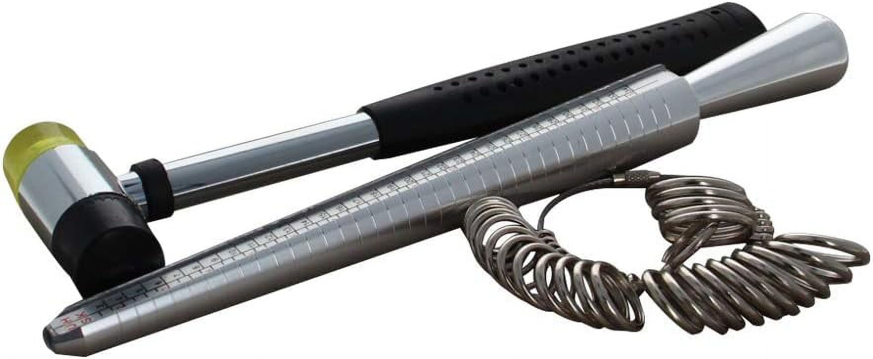 Ring Sizer Set Mandrel Finger Gauge Stick TSK Aluminum Ring Rod Degree ...