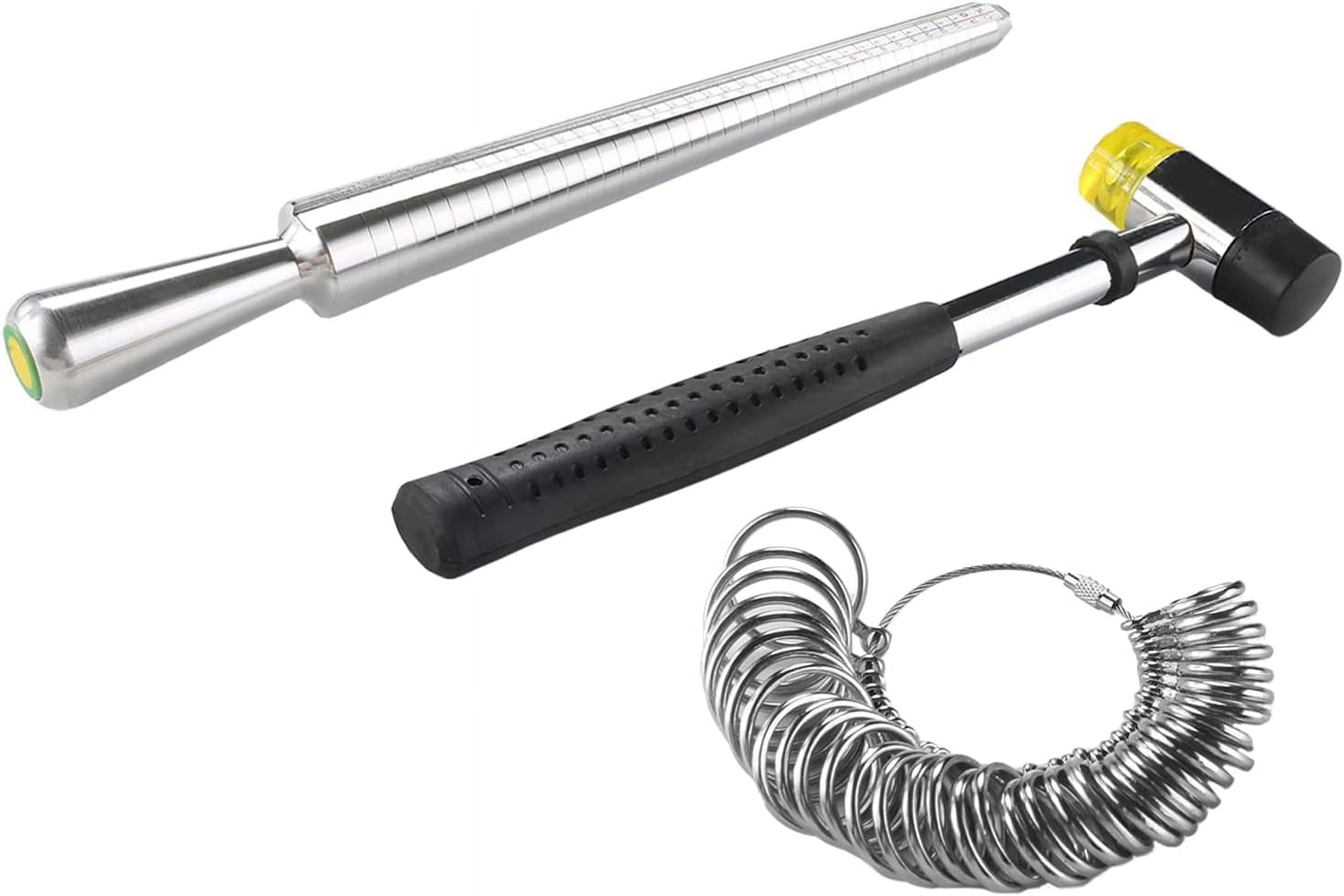 Ring Sizer Set Mandrel Finger Gauge Stick TSK Aluminum Ring Rod Degree ...