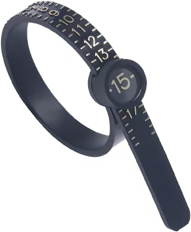 Ring Sizer, Ring Sizer Measuring Tool with Magnified Glass Reusable ...