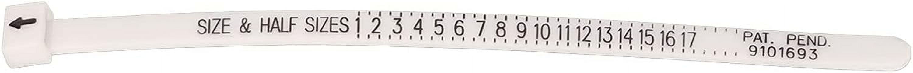 Ring Sizer Tapes, 1-17 USA Rings Size Easy To Measure Jewelry Sizing ...