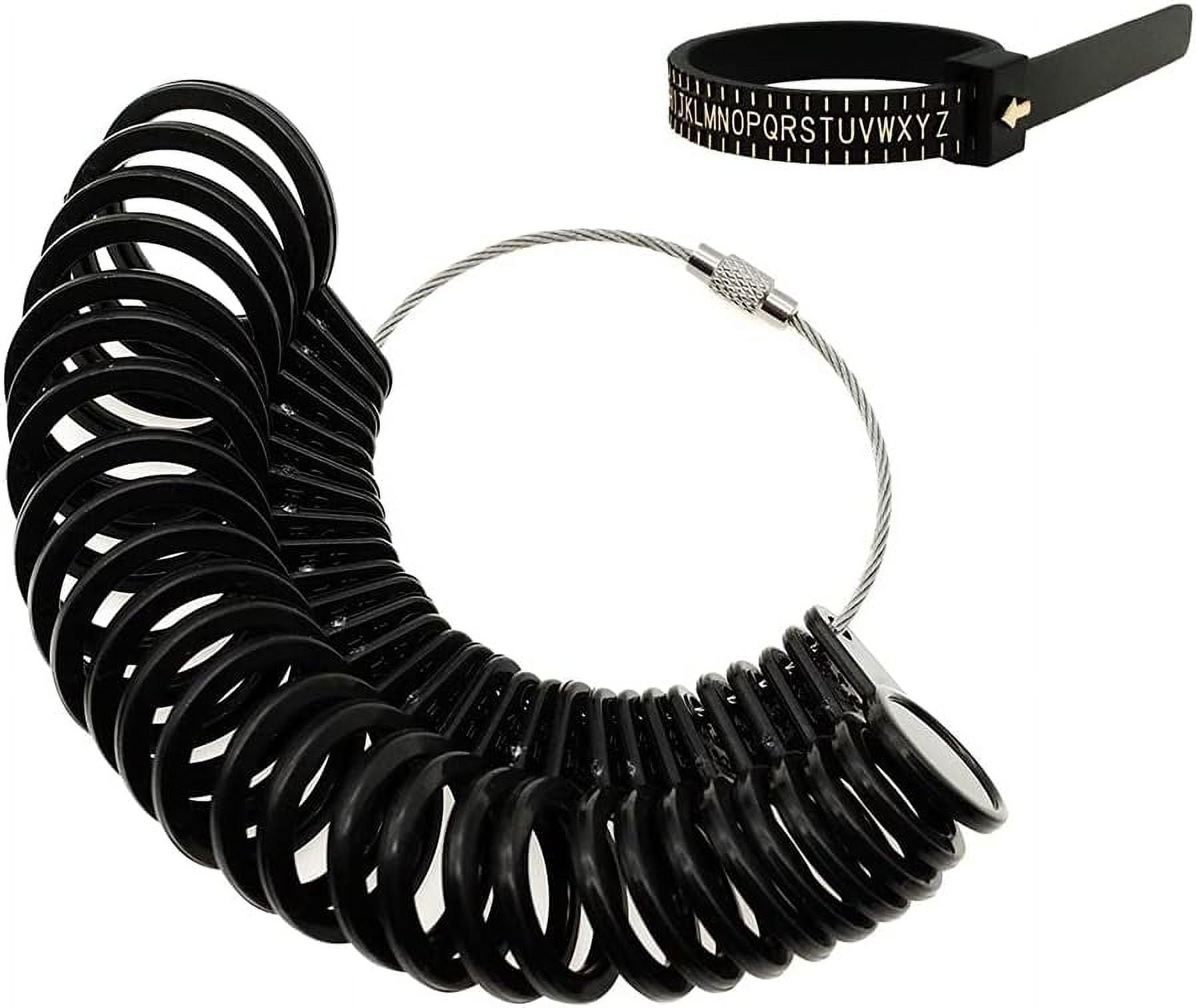 Ring Sizer UK A-Z US Ring Sizer Gauge Set Finger Size Measurer Women ...