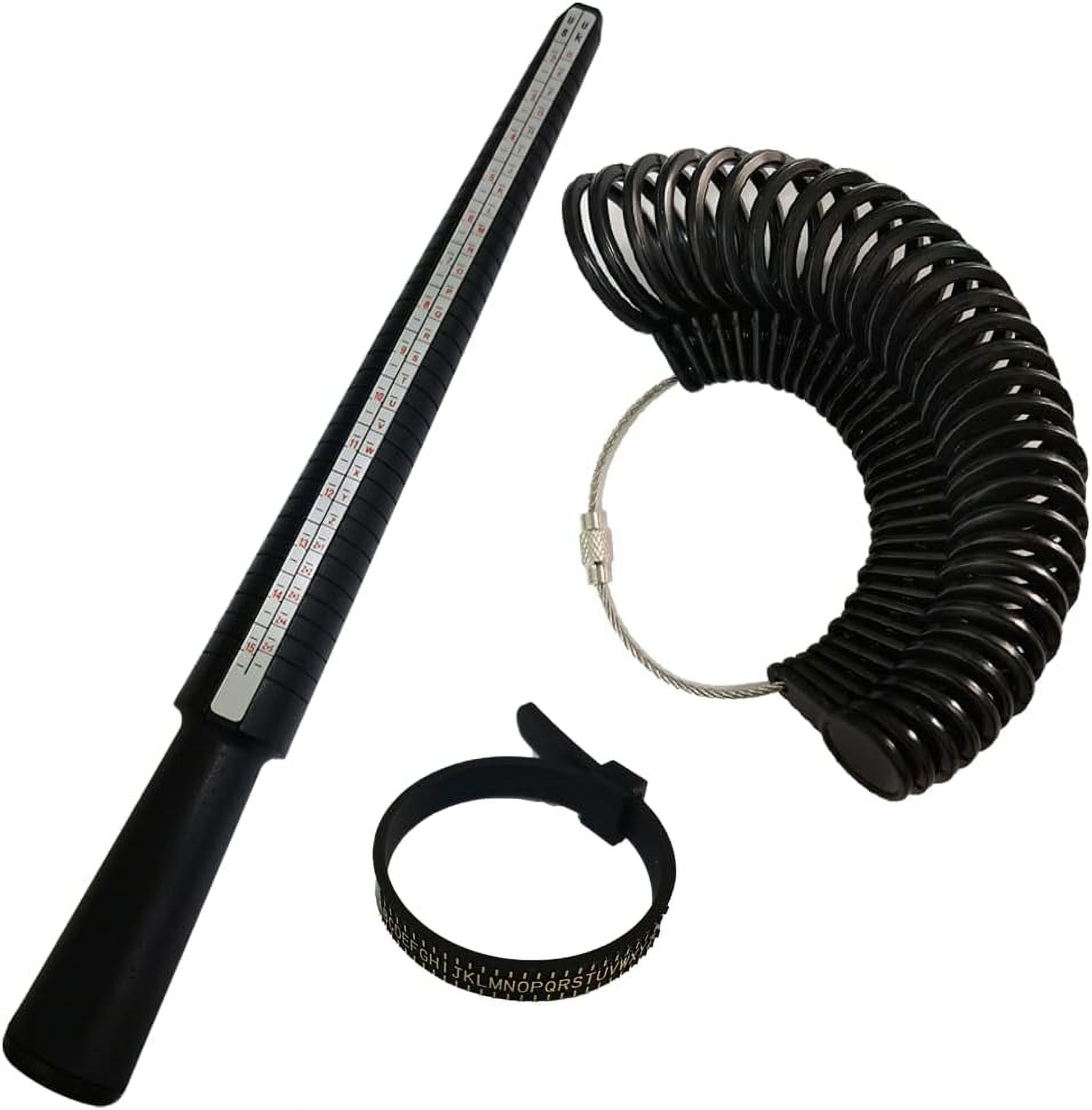 Ring Sizer UK Ring Measurement Tool, Ring Size Measure UK A-Z US Finger ...