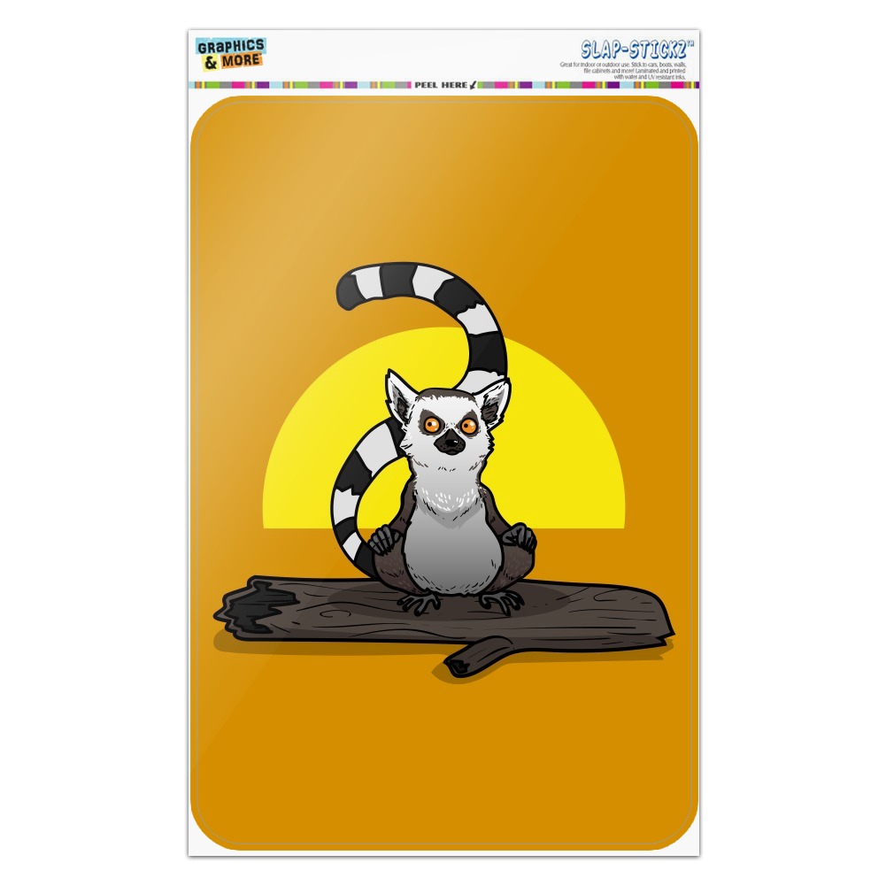 Ring-Tailed Lemur on Log Home Business Office Sign - Walmart.com