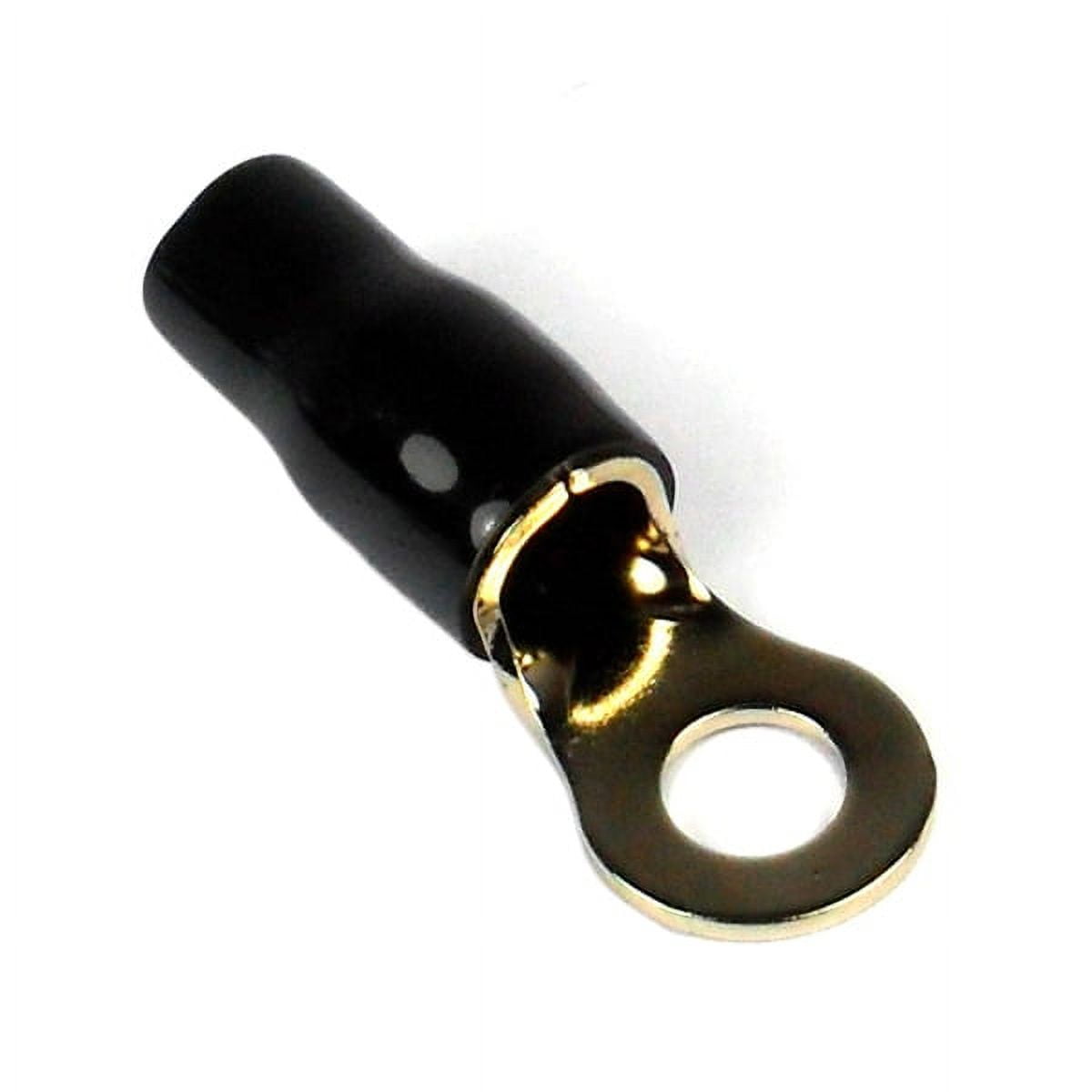 RING TERMINAL 4GA. 10PCS. GOLD;BLACK SLEEVE;XSCORPION - Walmart.com