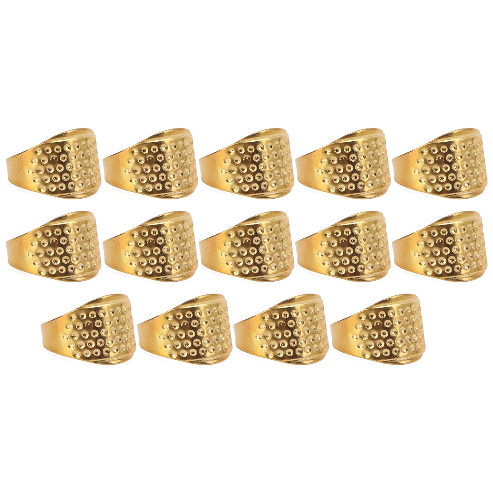 Ring Thimble, DIY Crafts Round Gold Hand Made Metal Thimble For ...