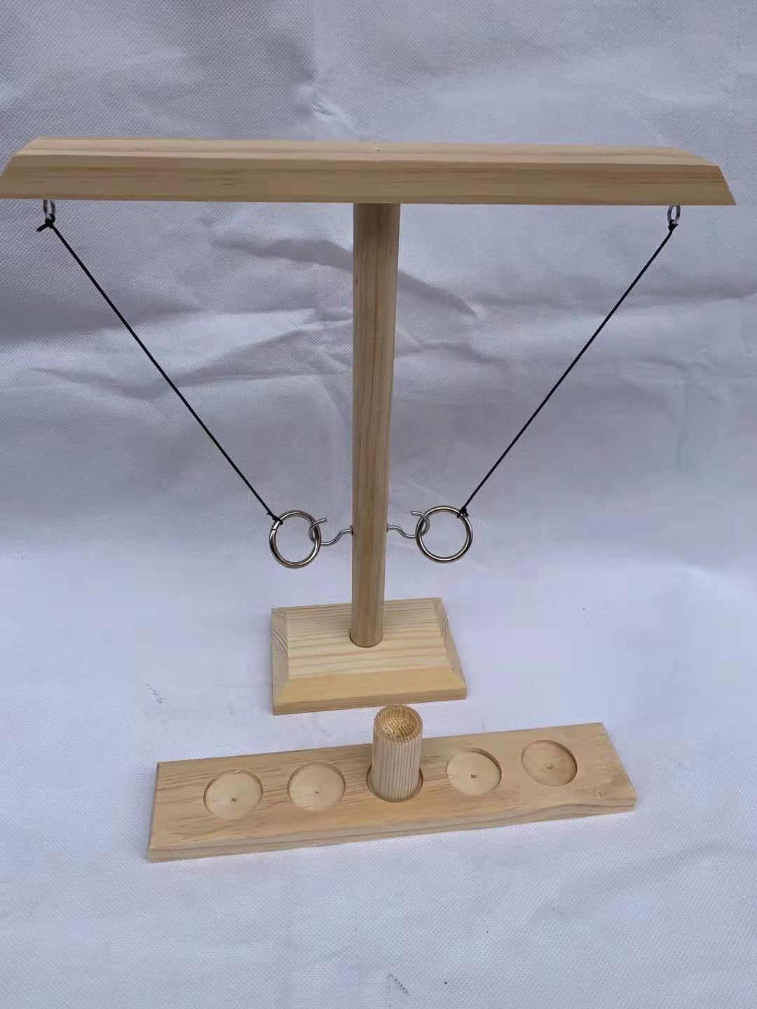 Ring Toss Game throwing music throwing Ring Game wooden desktop battle ...