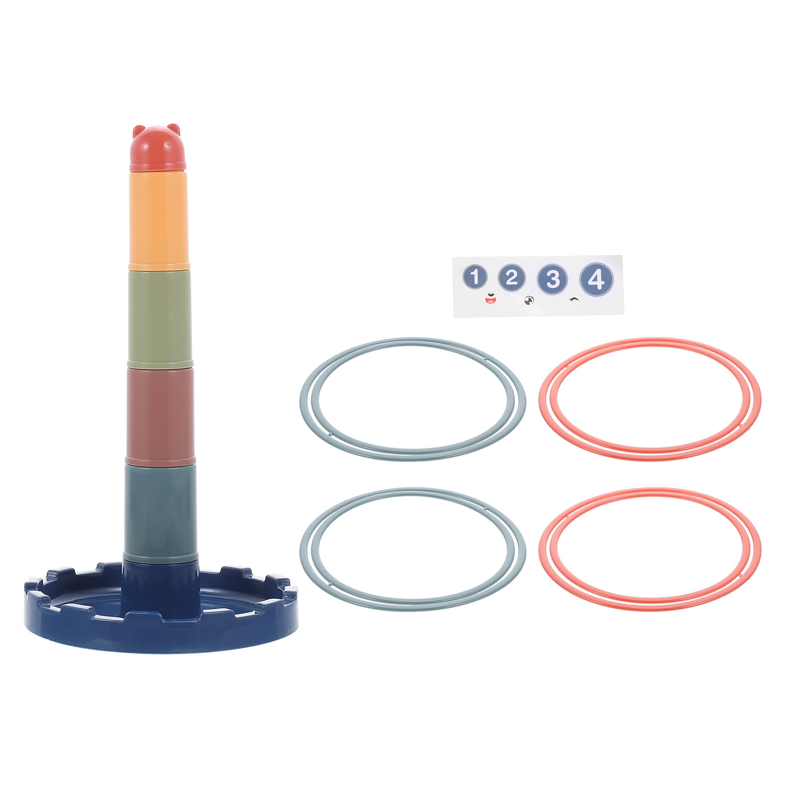 1 Set of Children's Stacking Cup Toys Interactive Rings Throwing Fun ...