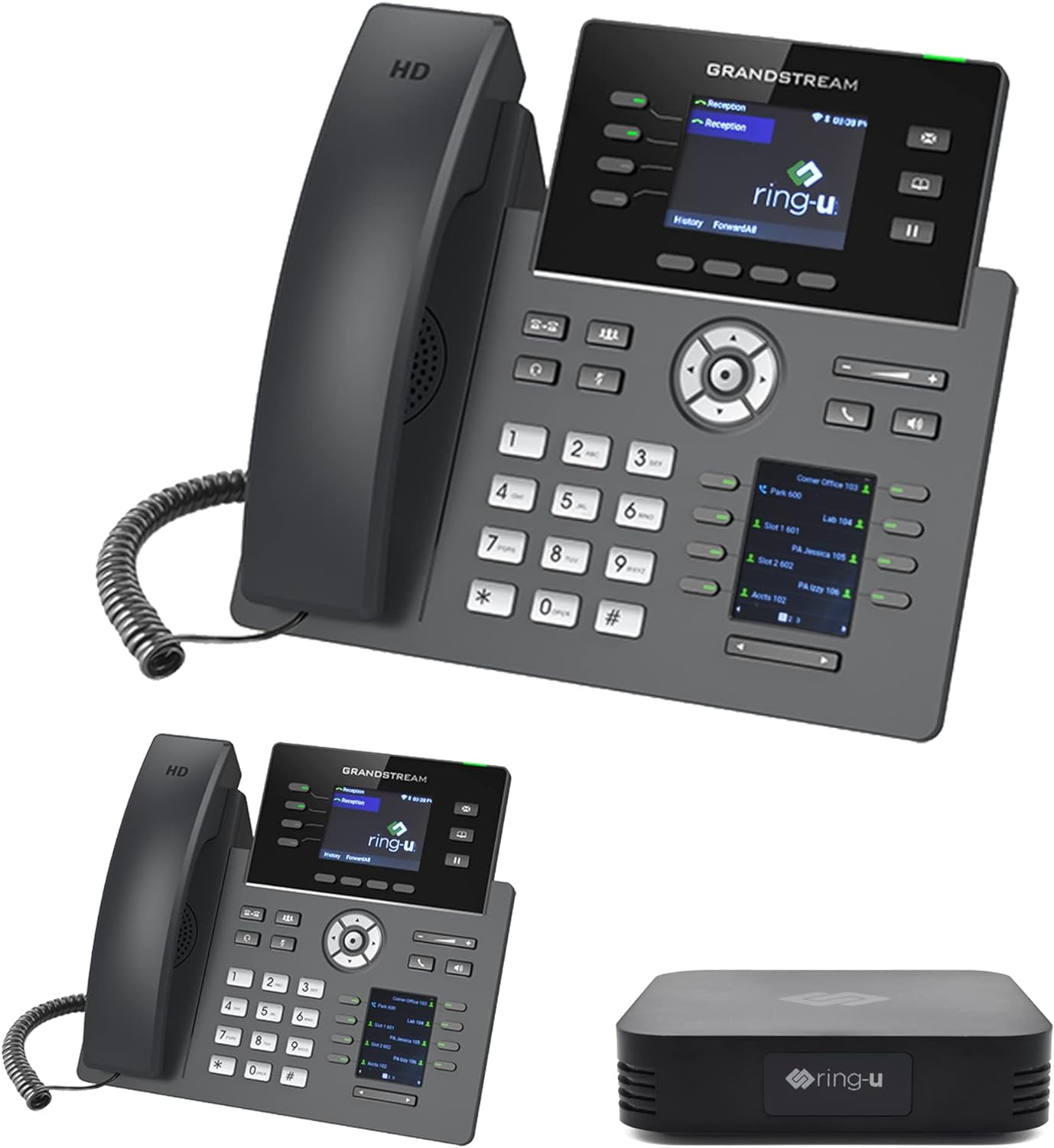 Ring-U Hello Hub - 2 Executive Phone (WiFi + Bluetooth) Small Business ...
