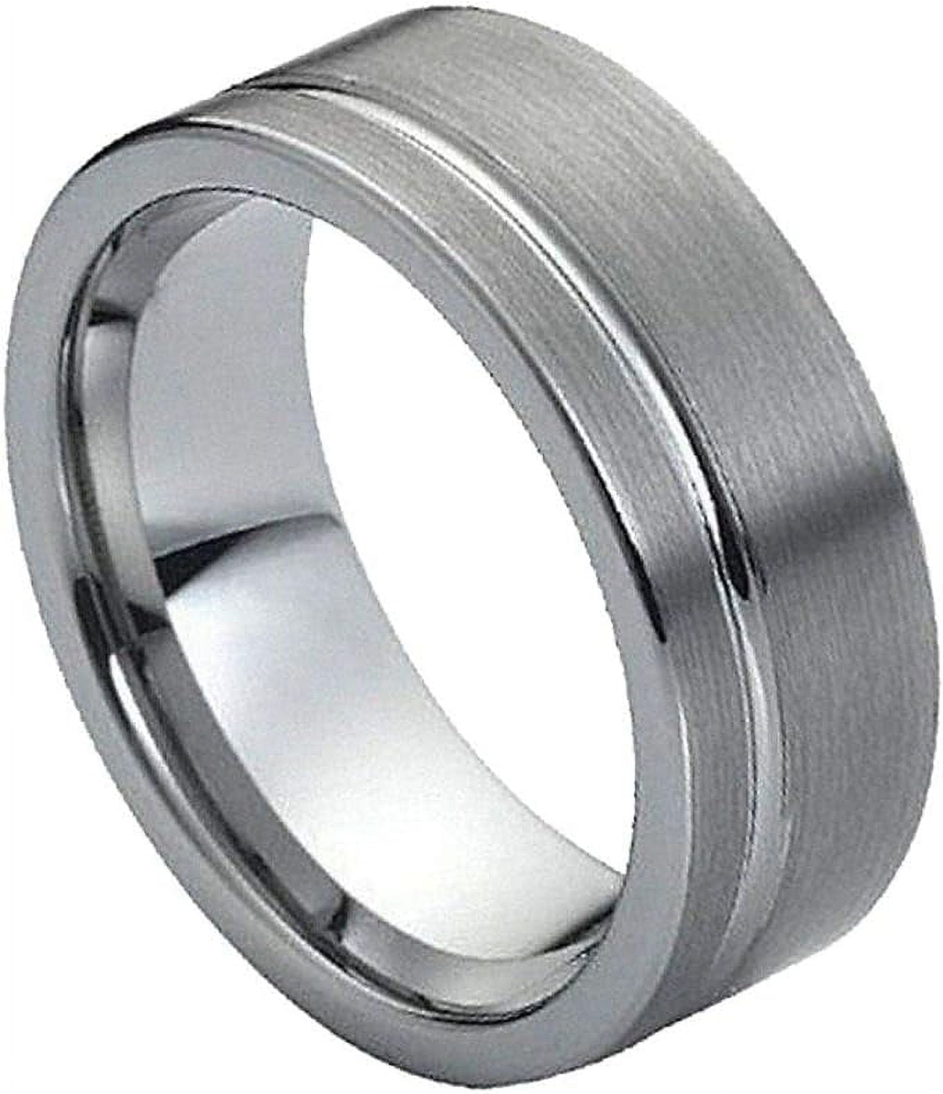 Ring for Men and Ladies ipauly inc Ring High Polished Grooved Center ...