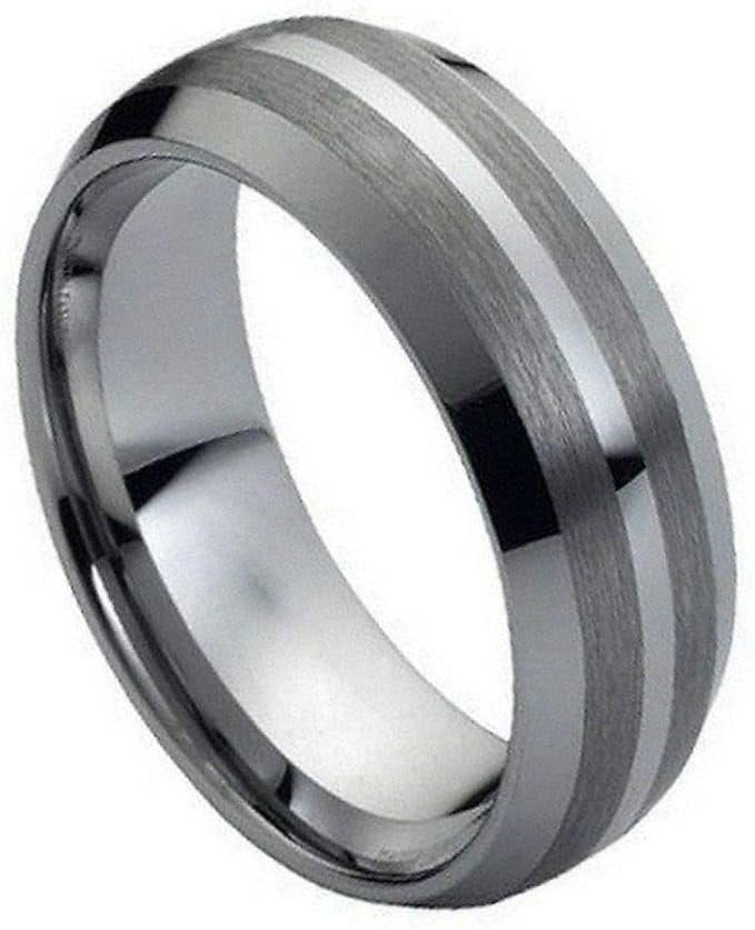 Ring for Men and Women Gifts With Thought Ring Brushed Sides with ...