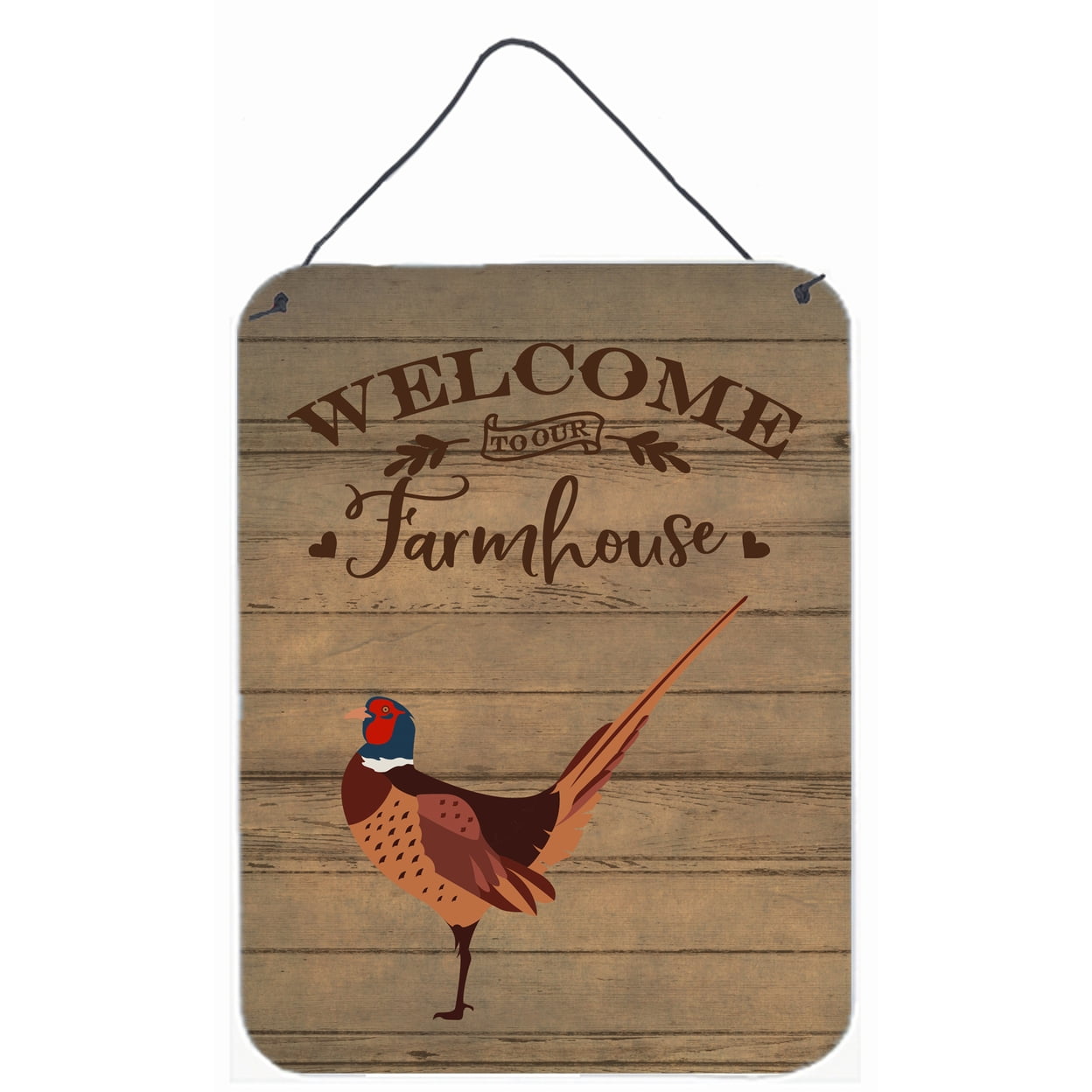 Ring-necked Common Pheasant Welcome Wall or Door Hanging Prints ...