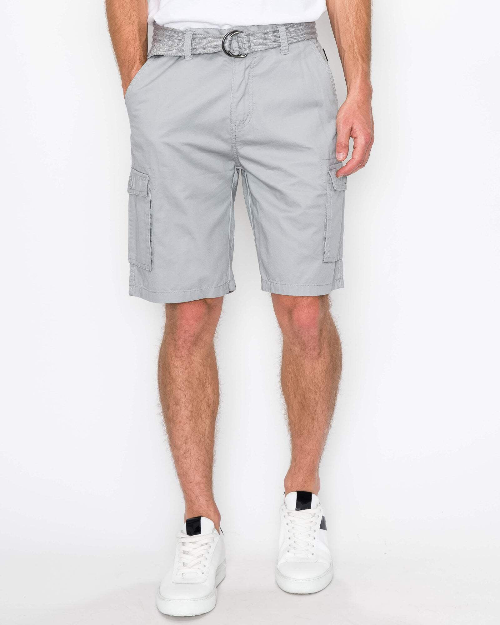 Ring of Fire Men's Belted 9" and 13" Inseam Twill Cargo Shorts Size 30 ...