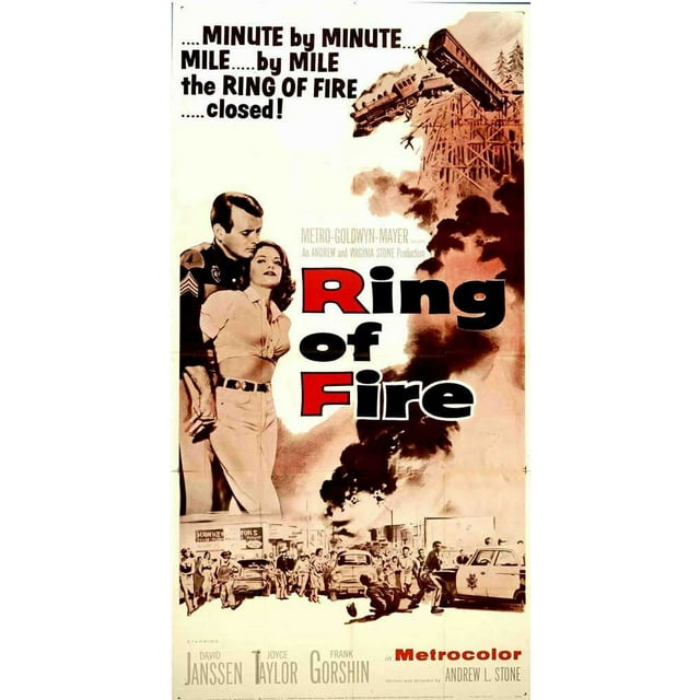 Ring of Fire - movie POSTER (Style A) (20" x 40") (1961) - Walmart.com