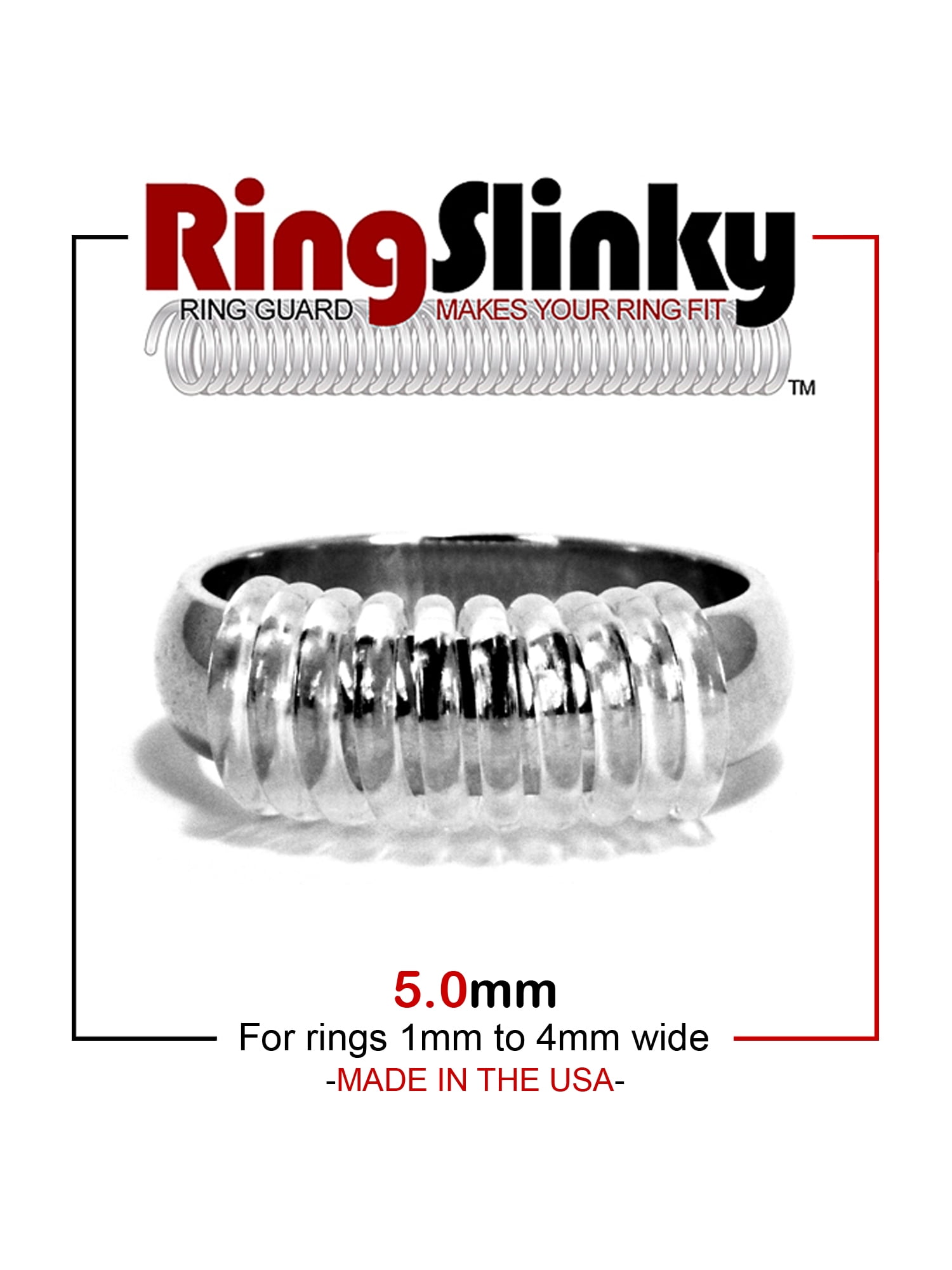 RingSlinky 3 Pack - Ring Guard - Sizes 5.0mm - Walmart.com
