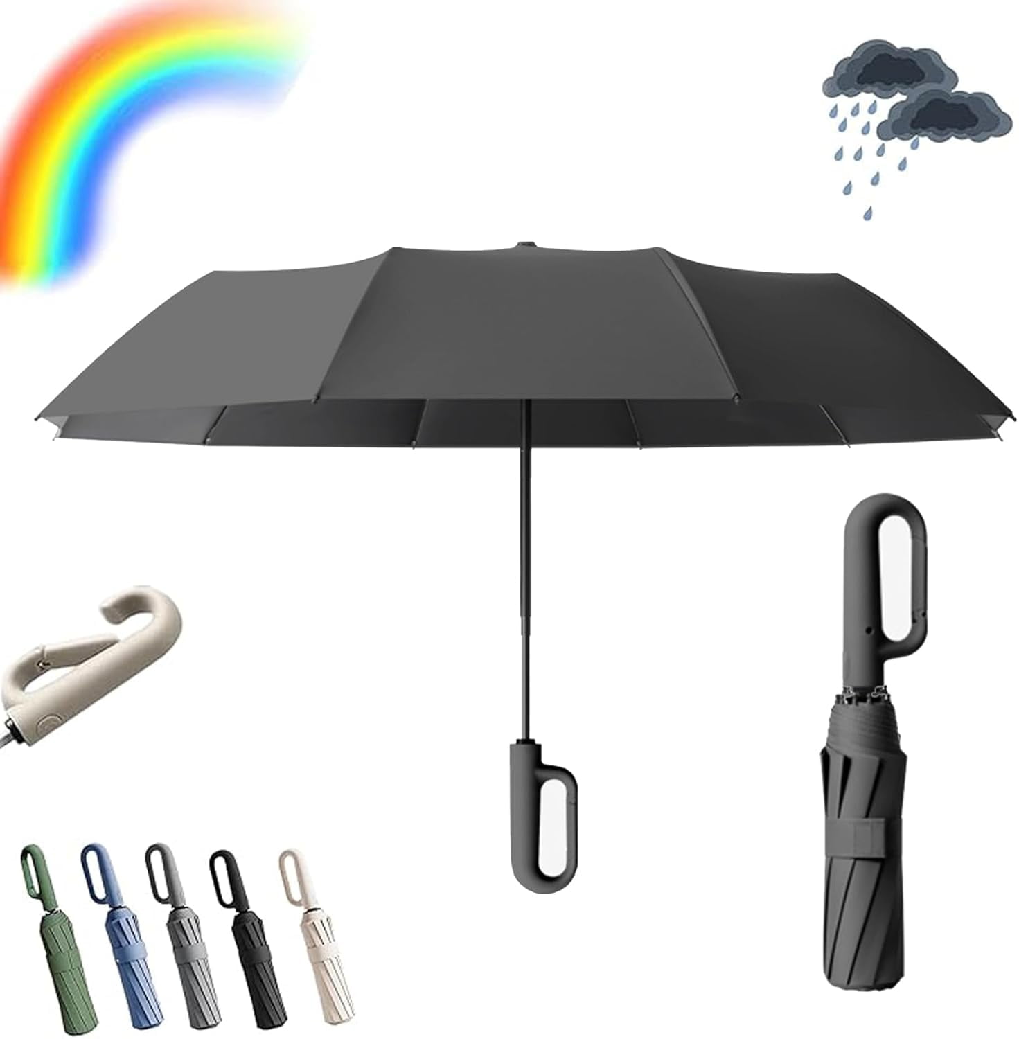 Ringbuckle Umbrella, Ring Buckle Umbrella, Reflective Safety Strip ...