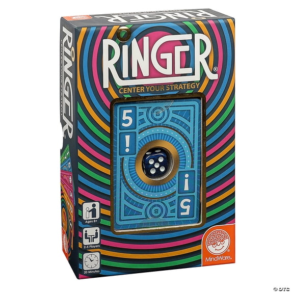 MindWare Ringer Family Card Game with Power Cards & Dice, 2-5 Players ...