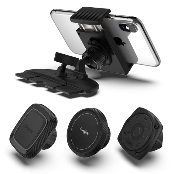 Ringke 2 in 1 CD Slot Car Mount for Smartphone, Tablet Other Handheld ...