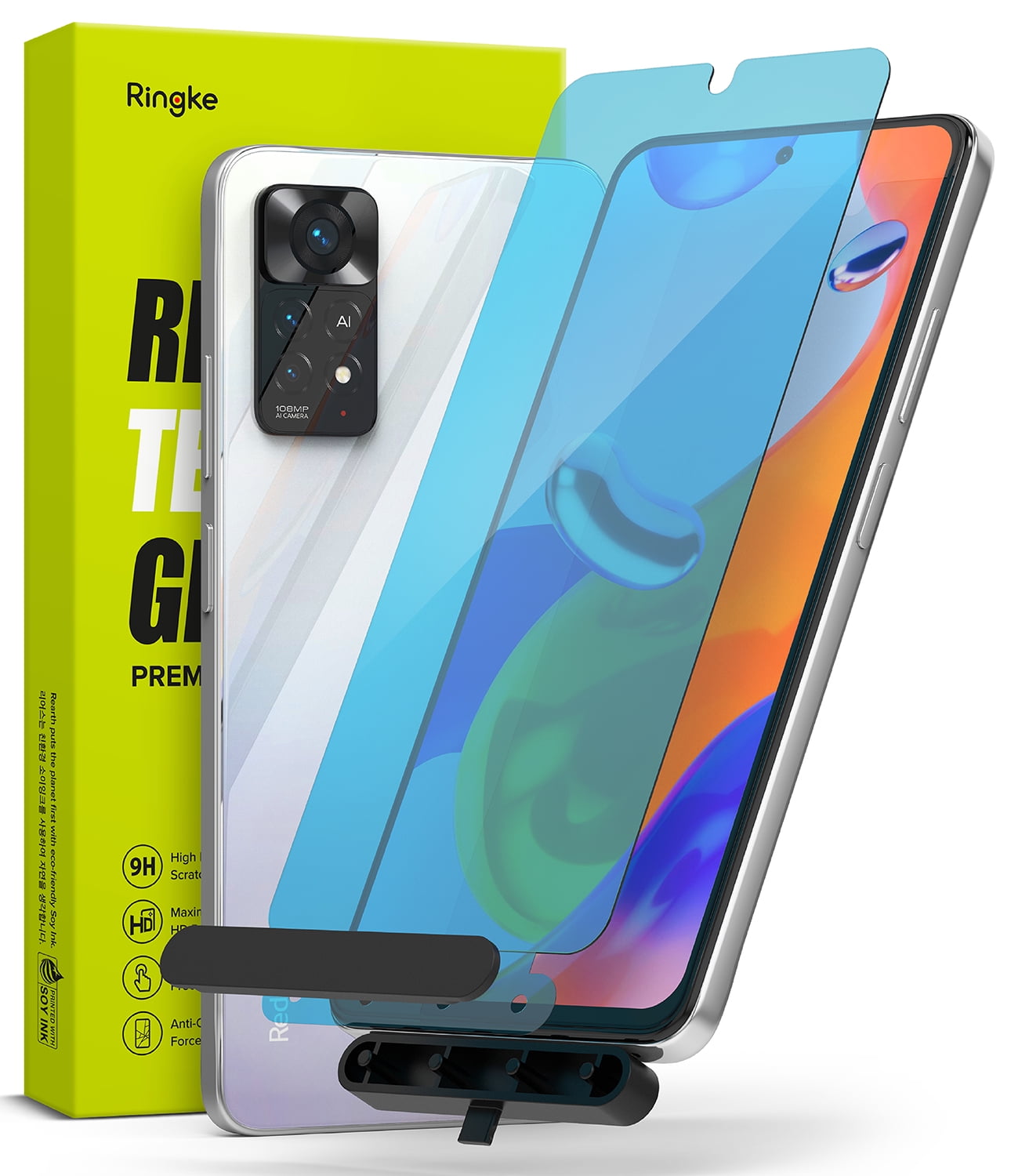 Ringke [2 Pack] Tempered Glass Compatible with Redmi Note 11 Pro Screen ...