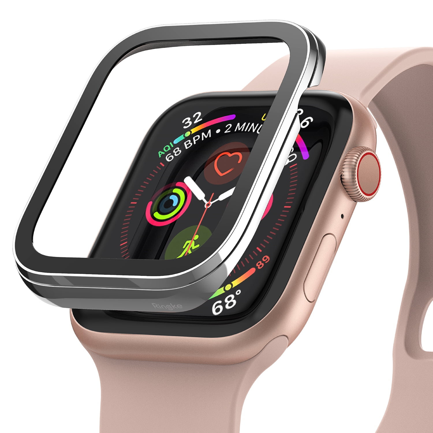Ringke Bezel Styling Compatible with Apple Watch Series 6, SE, 5, 4 ...