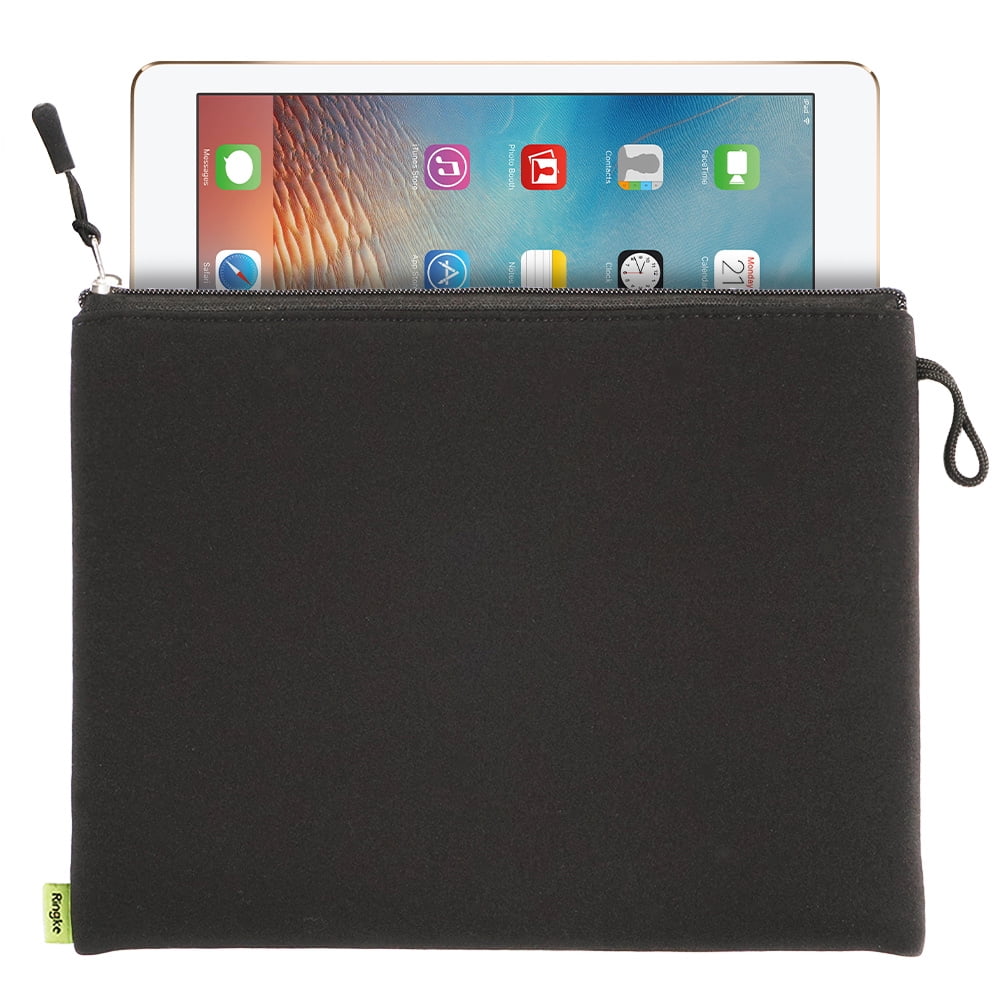 Ringke [Cushion Pouch] Padded Soft Sleeve Travel Bag (Black / 280mm x ...