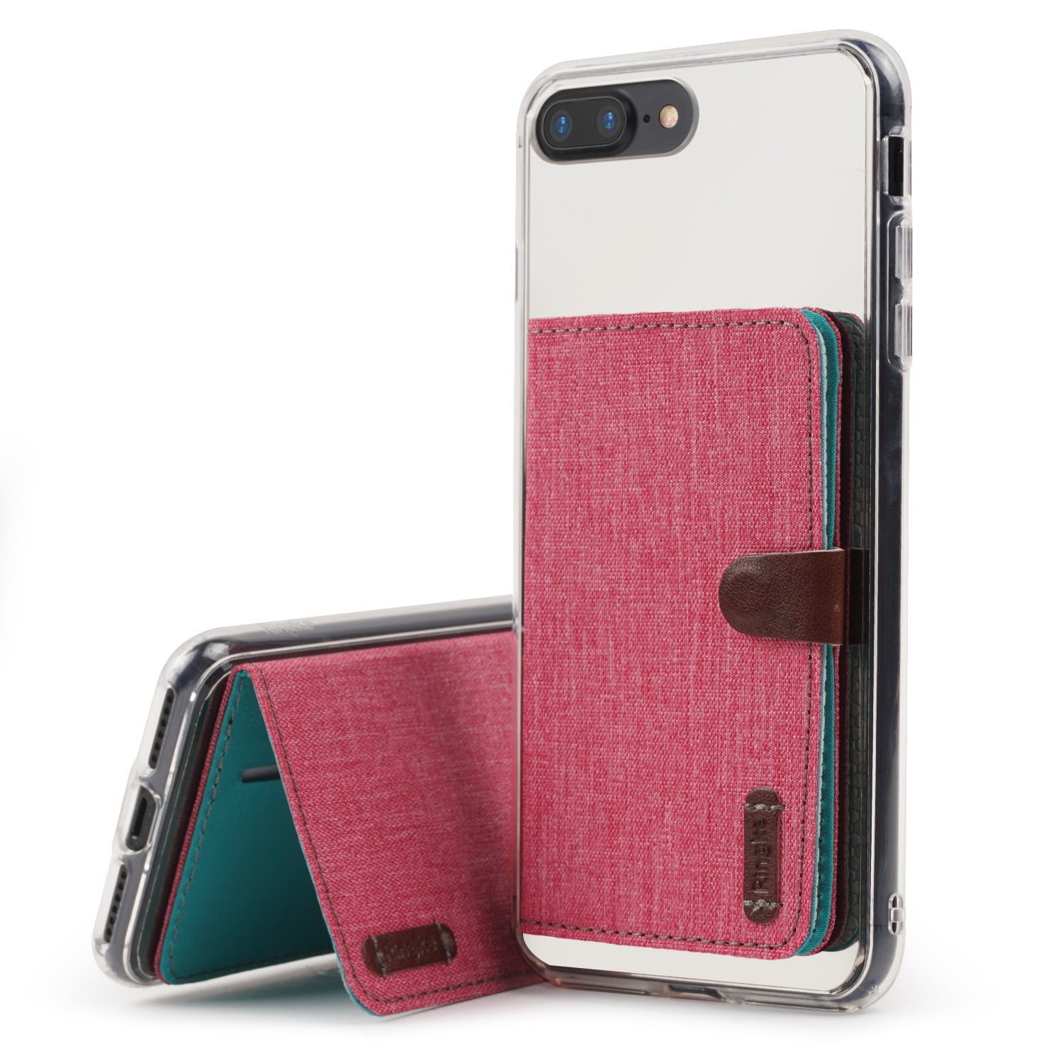 Ringke Flip Card Holder ID / Adhesive 3M Deep Pink 2 PACK Slim Multi ...