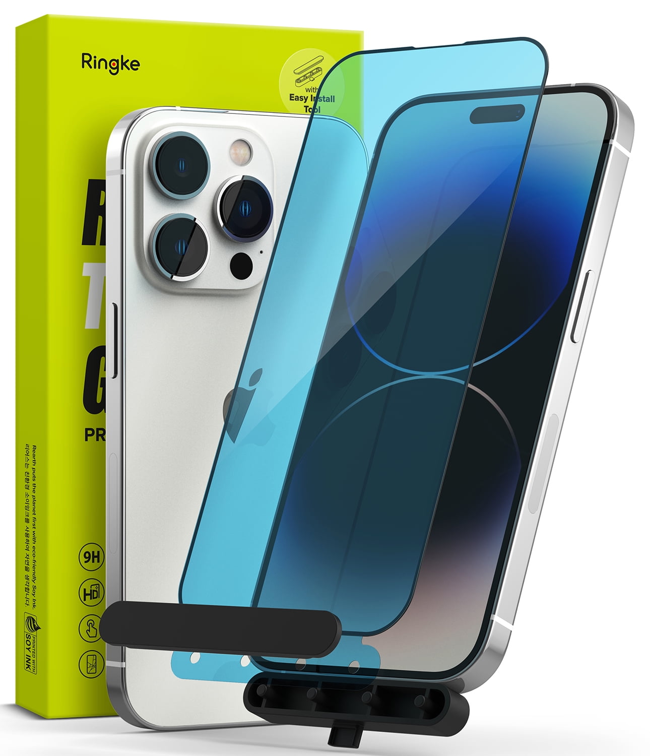 Ringke Full Cover Glass [Shatterproof Coverage] Compatible with iPhone ...
