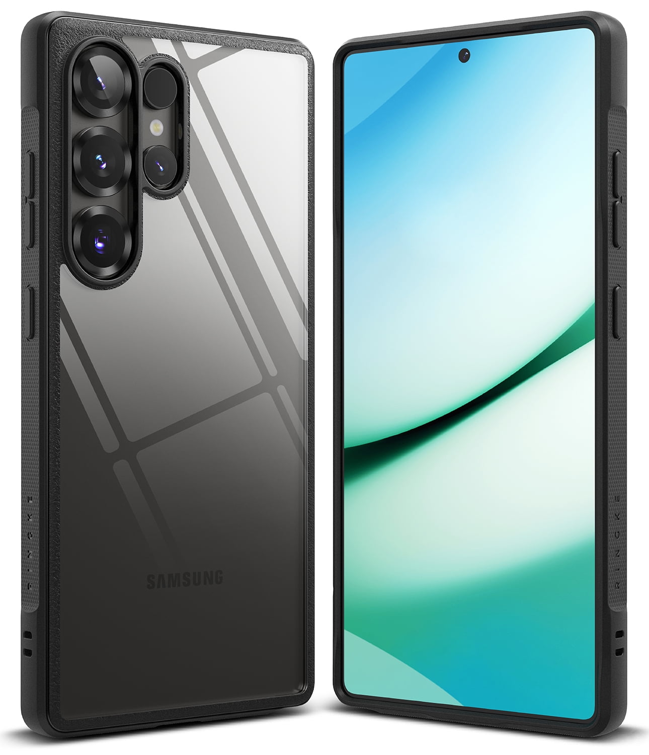 Ringke Fusion Bold for Galaxy S25 Ultra Case, Clear Heavy Duty Rugged ...