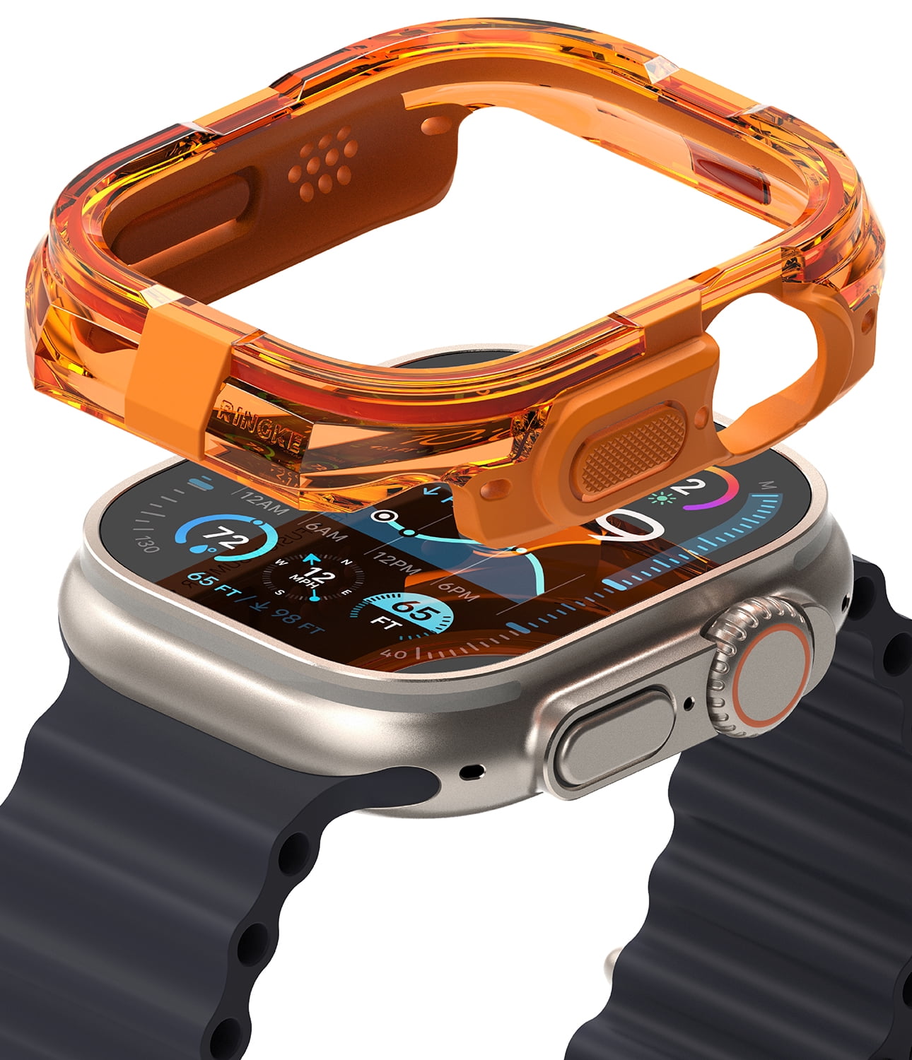 Ringke Fusion Bumper for Apple Watch Ultra 2 / 1 Case, Frame Bumper ...