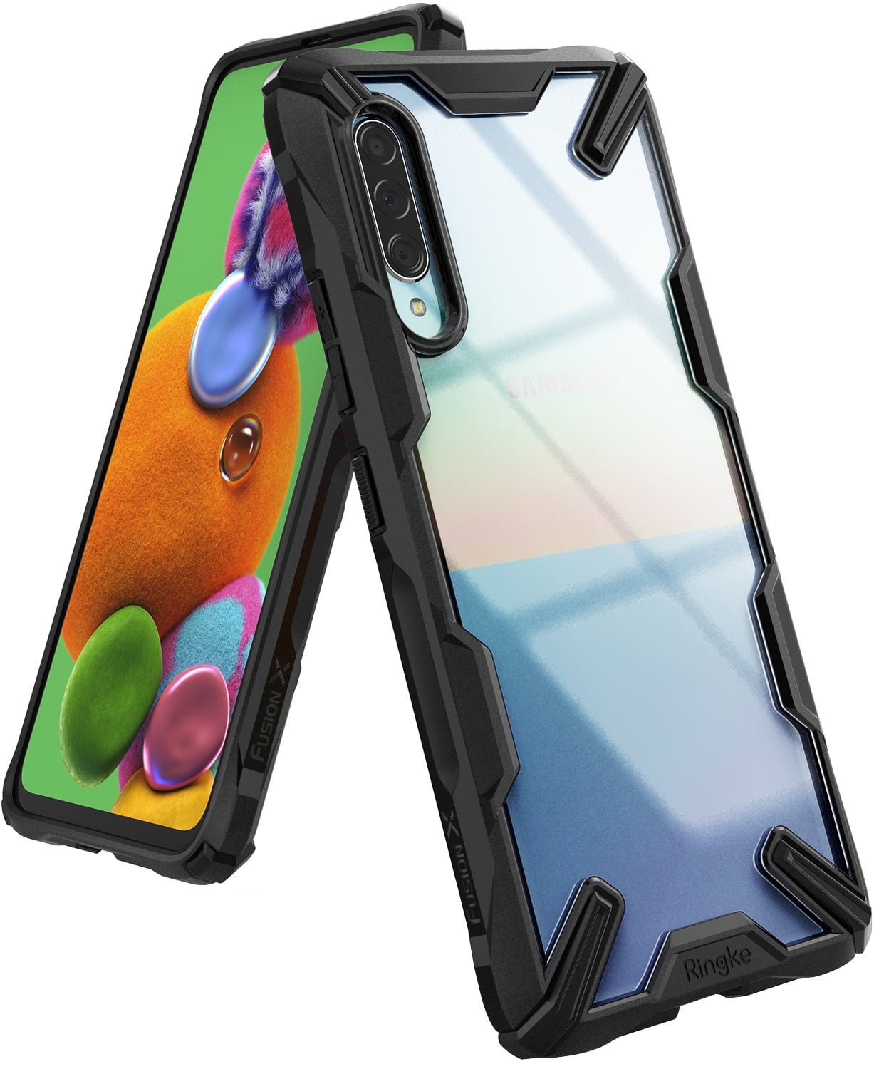 Ringke Fusion-X Case Compatible with Samsung Galaxy A90 5G, Transparent ...