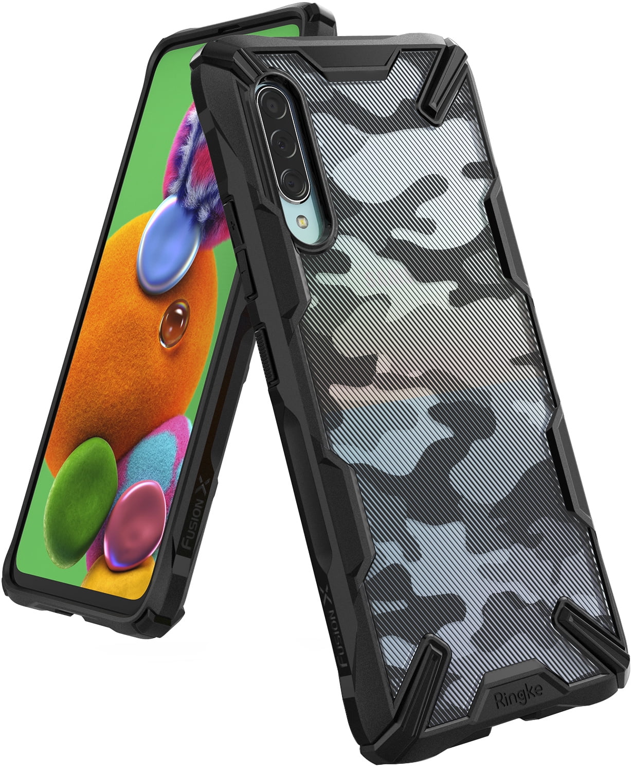Ringke Fusion-X Case Compatible with Samsung Galaxy A90 5G, Transparent ...