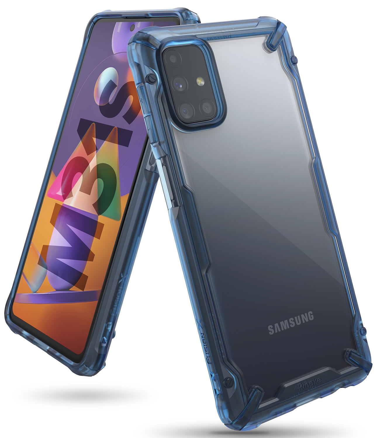 Ringke Fusion-X Case Compatible with Samsung Galaxy M31s, Transparent ...