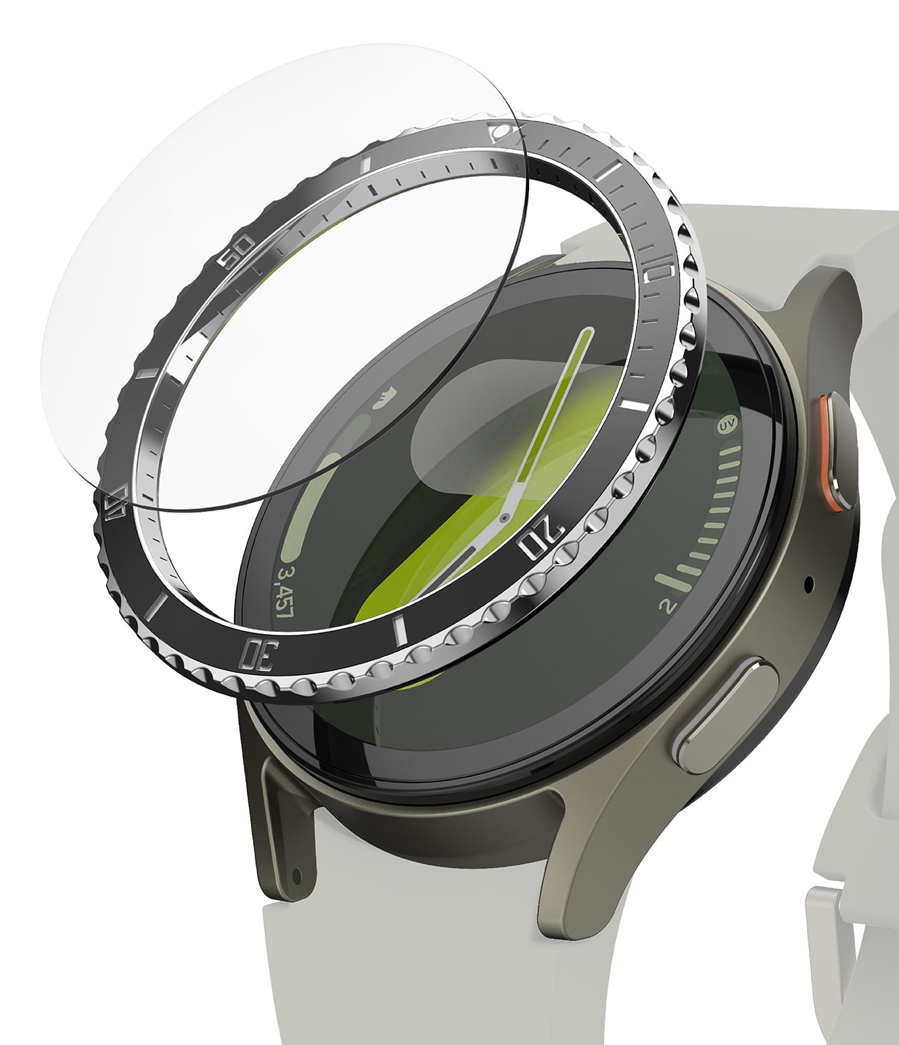 Ringke Galaxy Watch 7 [Bezel Styling Premium & Glass] Thin Lightweight ...