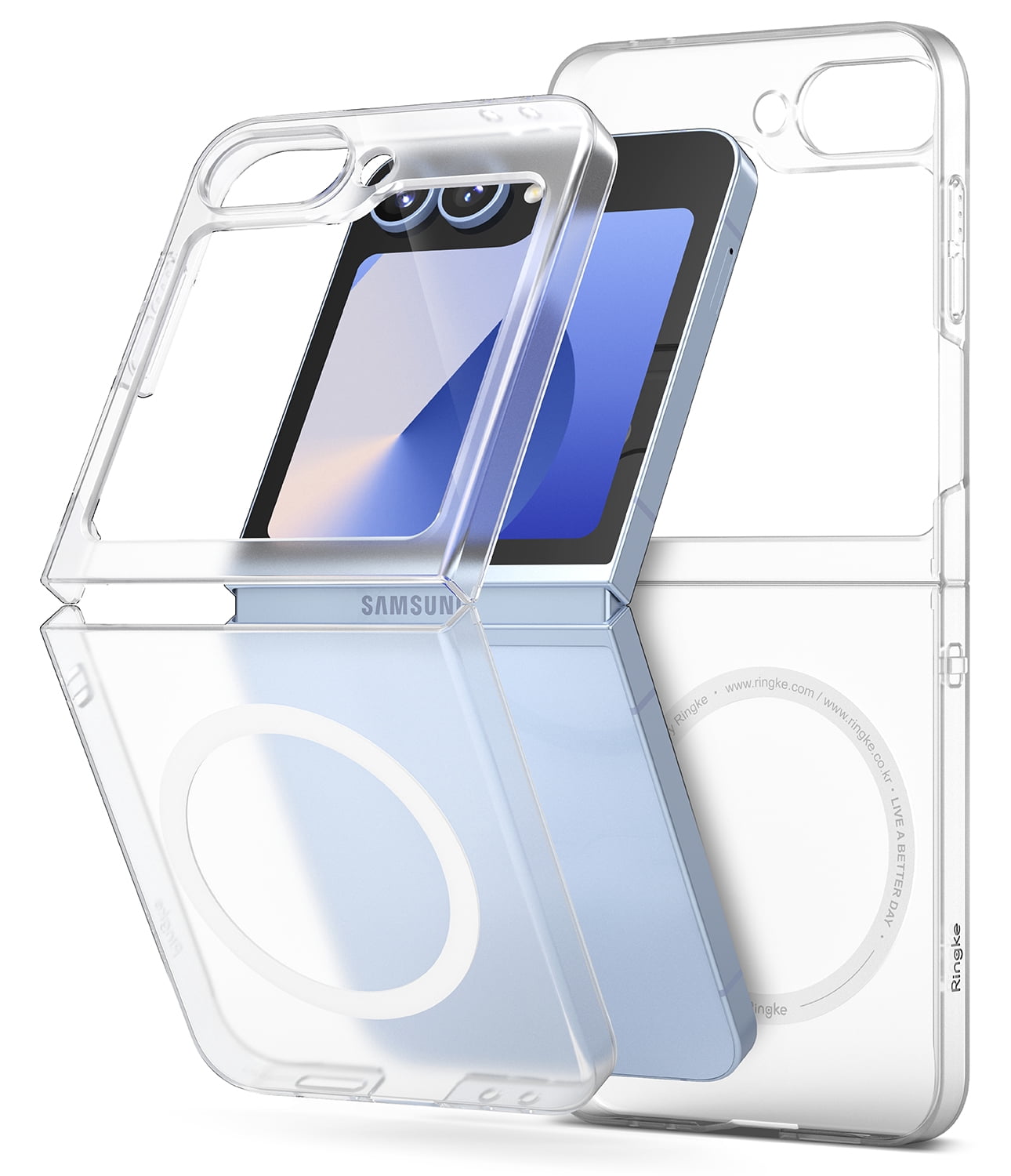 Ringke Galaxy Z Flip 6 / 7 FE [Slim Magnetic] Thin Anti-Yellowing ...