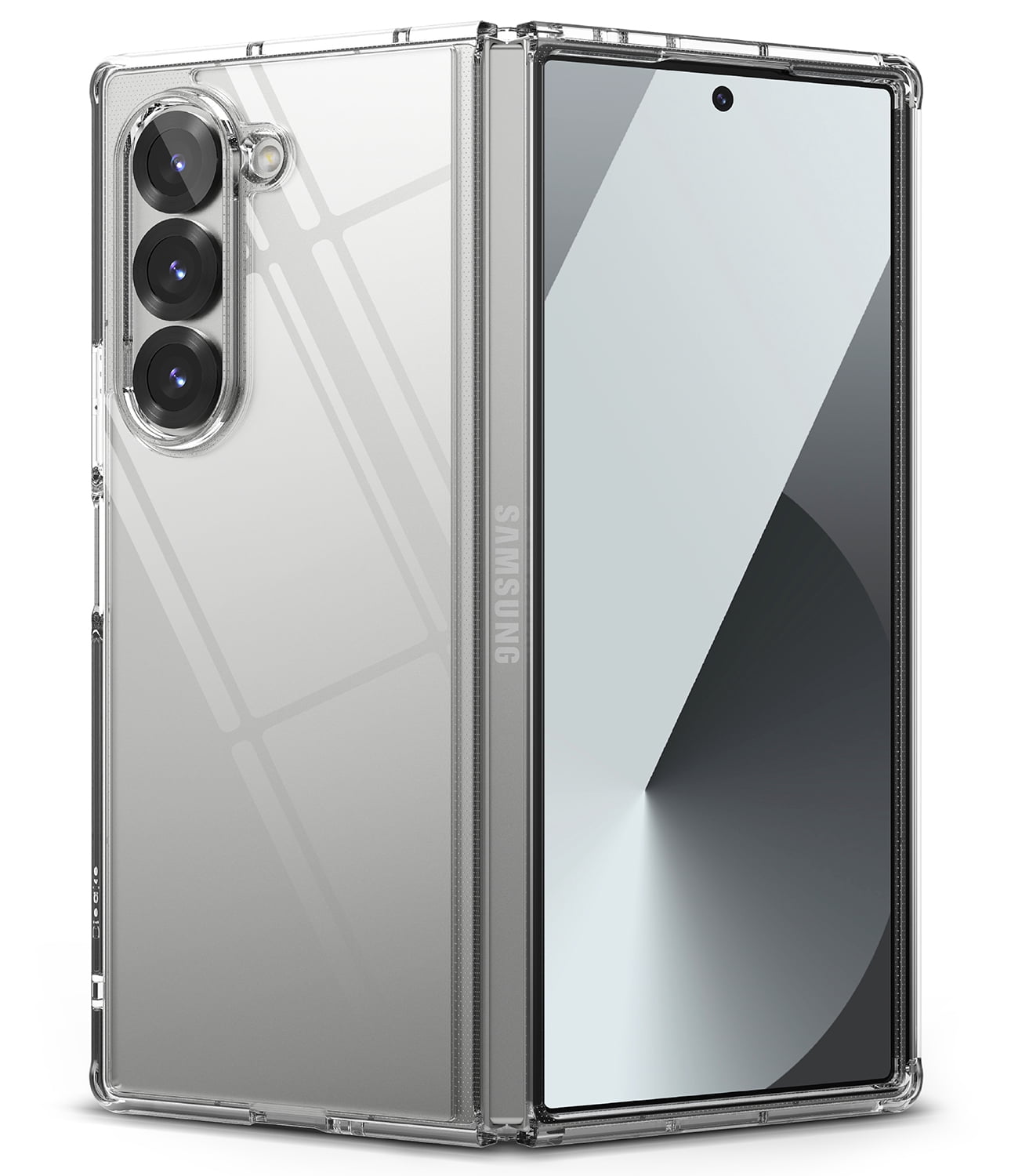 Ringke Galaxy Z Fold 6 [Fusion] Transparent PC Back TPU Bumper Drop ...