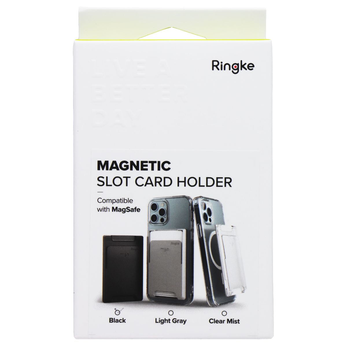 Ringke Magnetic Slot Card Holder for MagSafe Devices - Black - Walmart.com